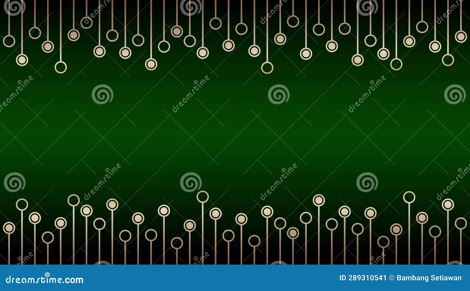 Swing Frame Animation Video of Golden Lines with Ring at the Top and ...