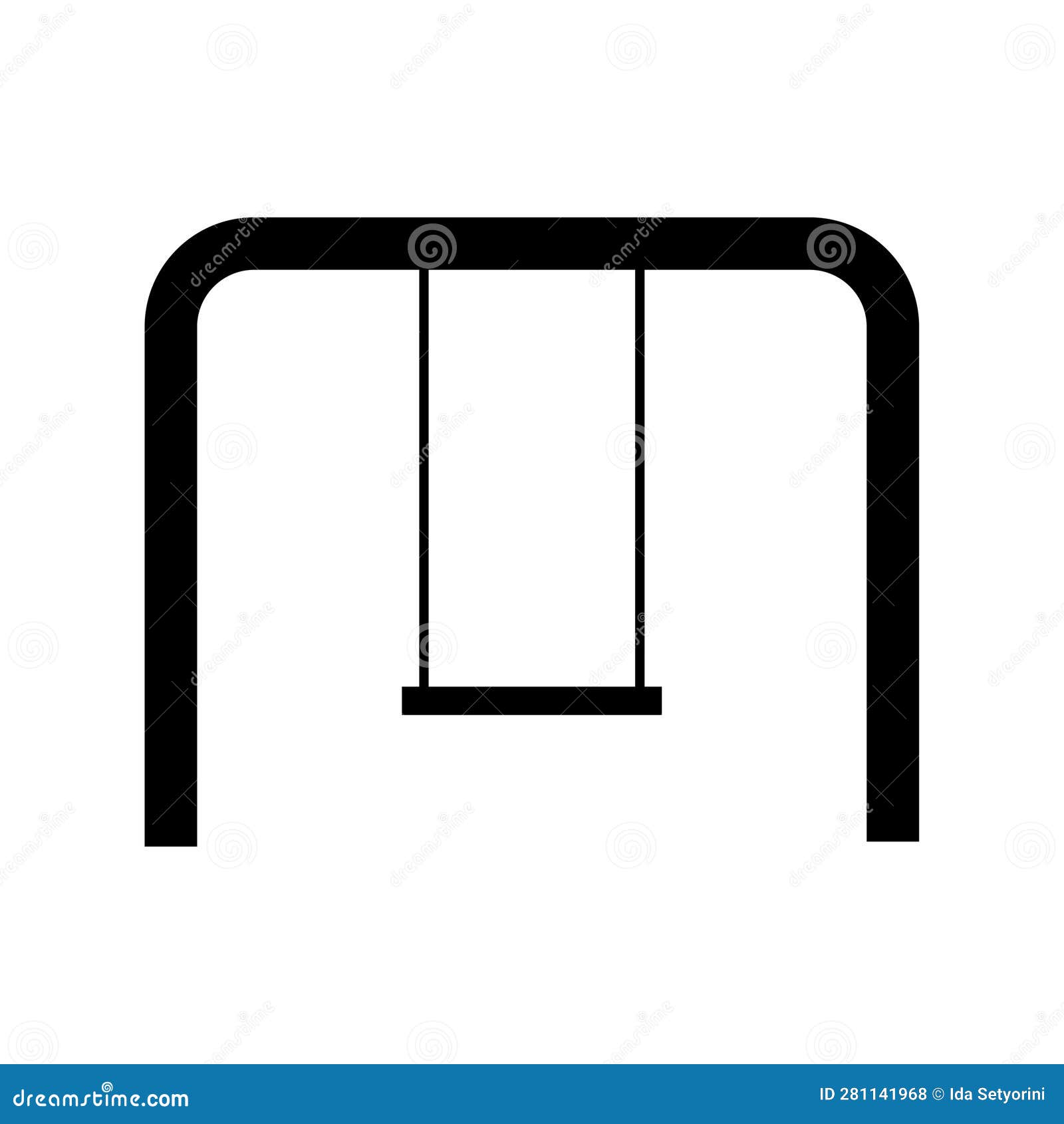 Swing icon vector stock illustration. Illustration of graphic - 281141968