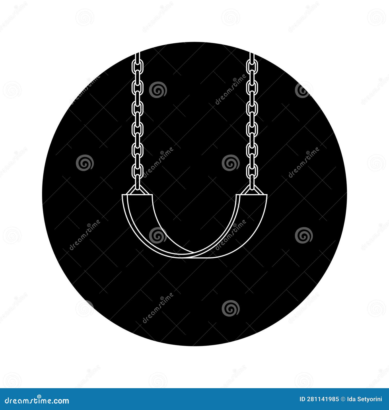 Swing icon vector stock illustration. Illustration of engraving - 281141985