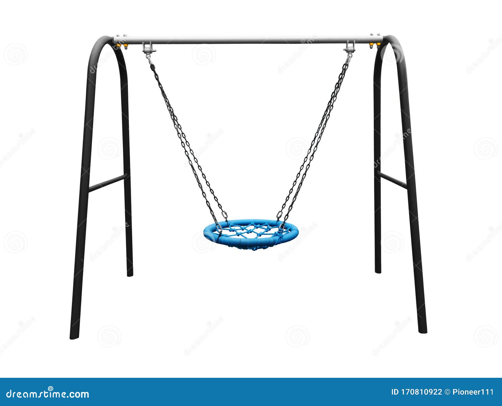 Swing isolated on white stock photo. Image of background - 170810922