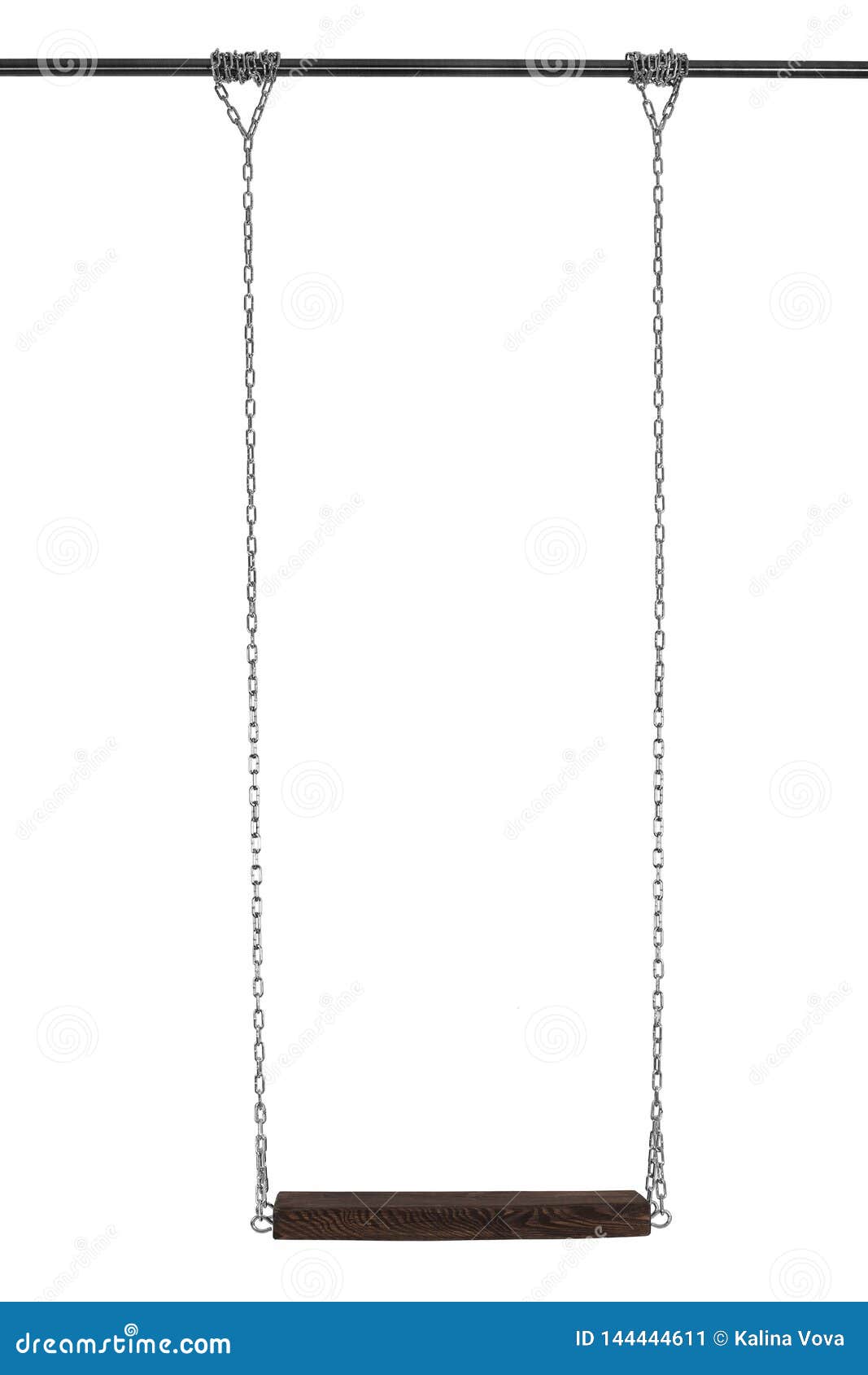A Swing Isolation on a White Background Stock Image - Image of ...