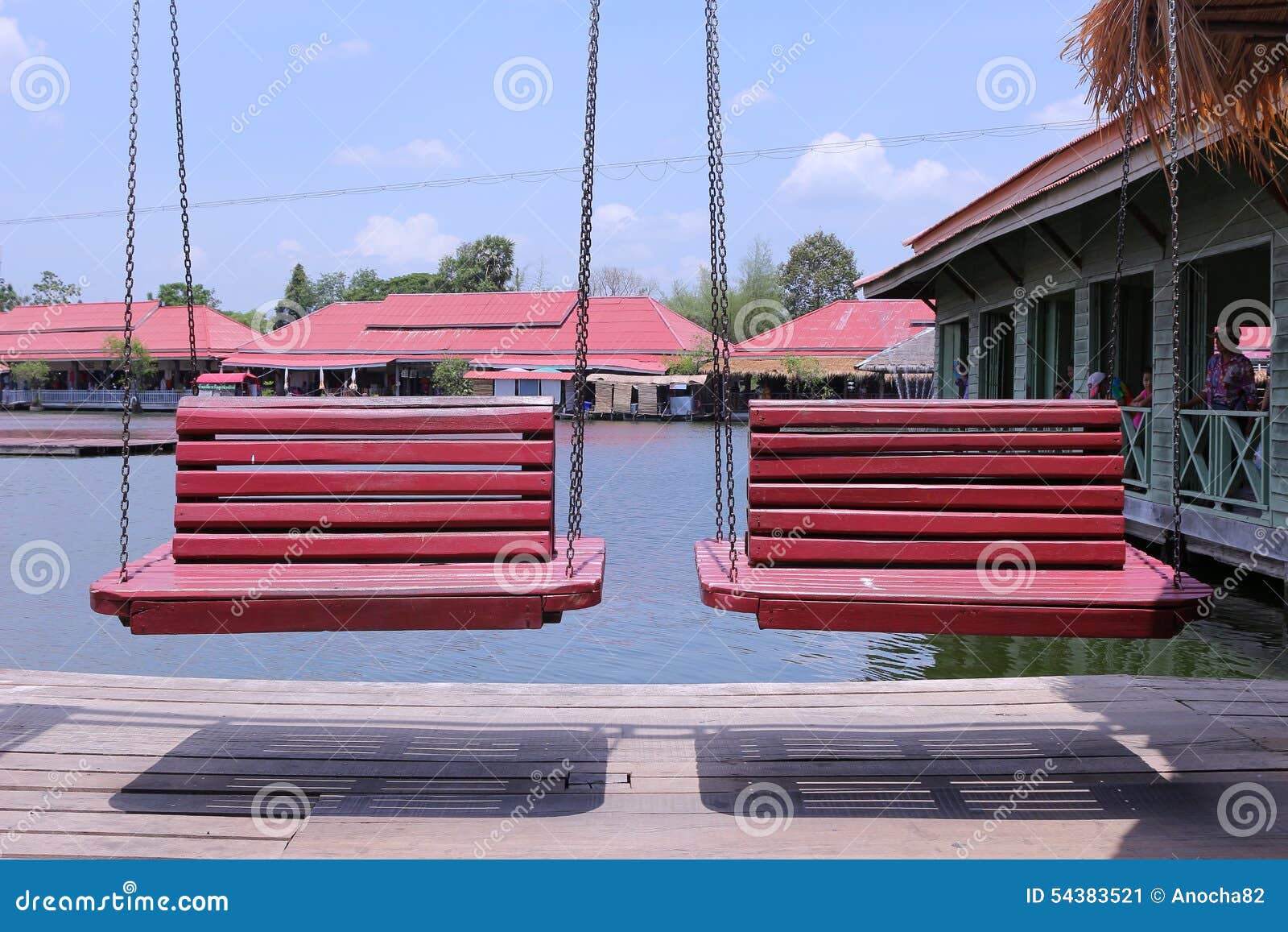 Swing editorial photo. Image of leisure, view, springtime - 54383521