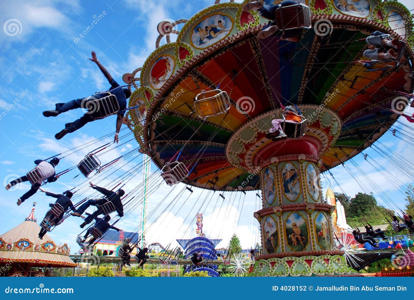 Swing Ride stock photo. Image of park, green, male, movement - 4028152