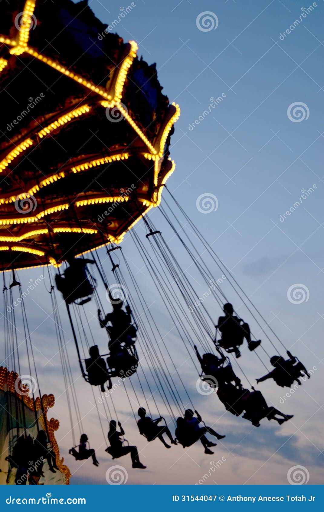 Swing Ride stock image. Image of jersey, recreation, ferris - 31544047