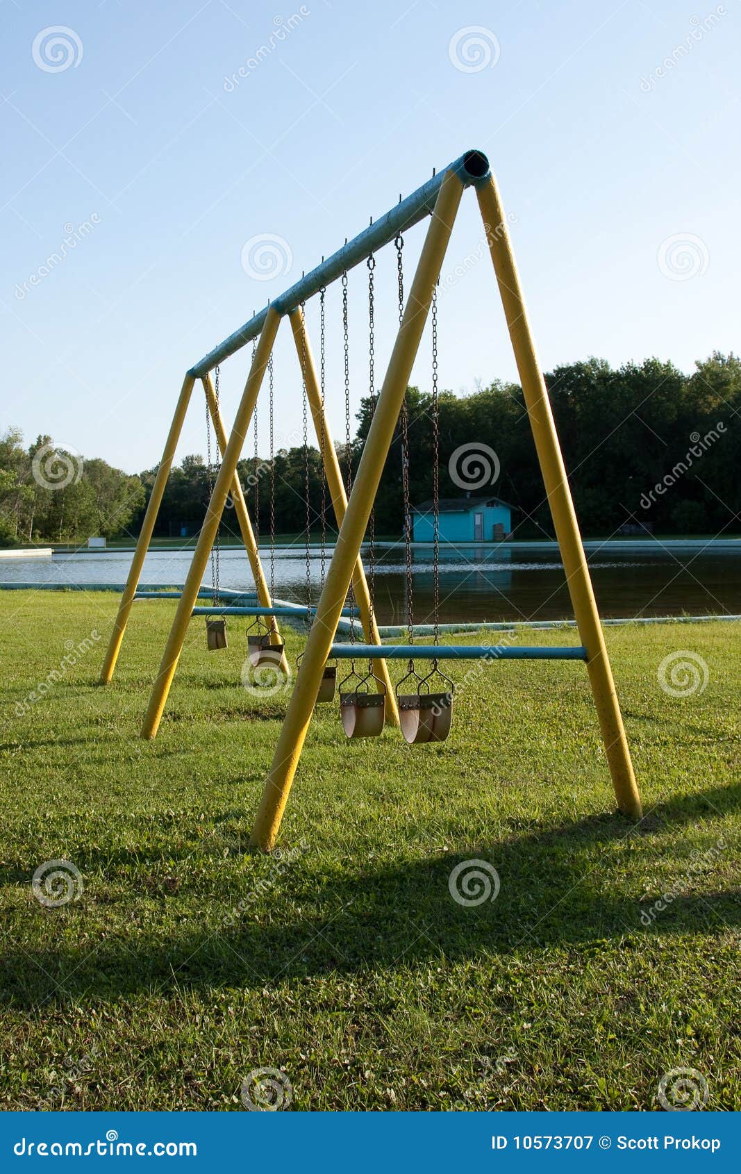 Swing Set stock image. Image of swing, playing, recreation - 10573707