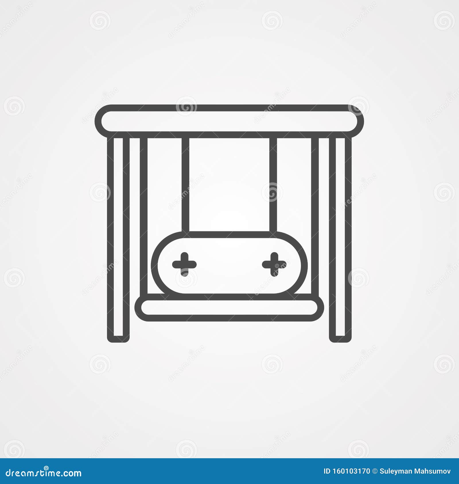 Swing Vector Icon Sign Symbol Stock Illustration - Illustration of ...
