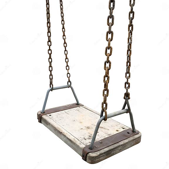 Swing on a White Background Stock Illustration - Illustration of ...