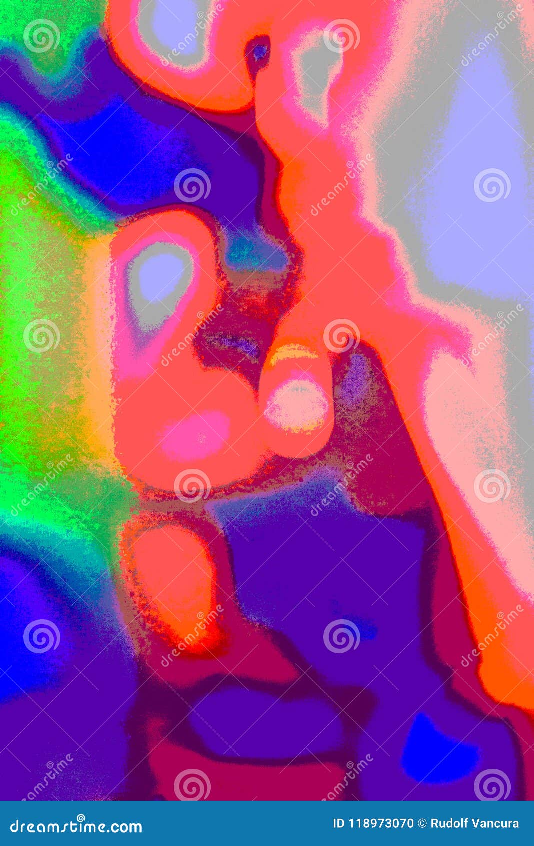 Swinging Composition of Colors Stock Illustration - Illustration of ...