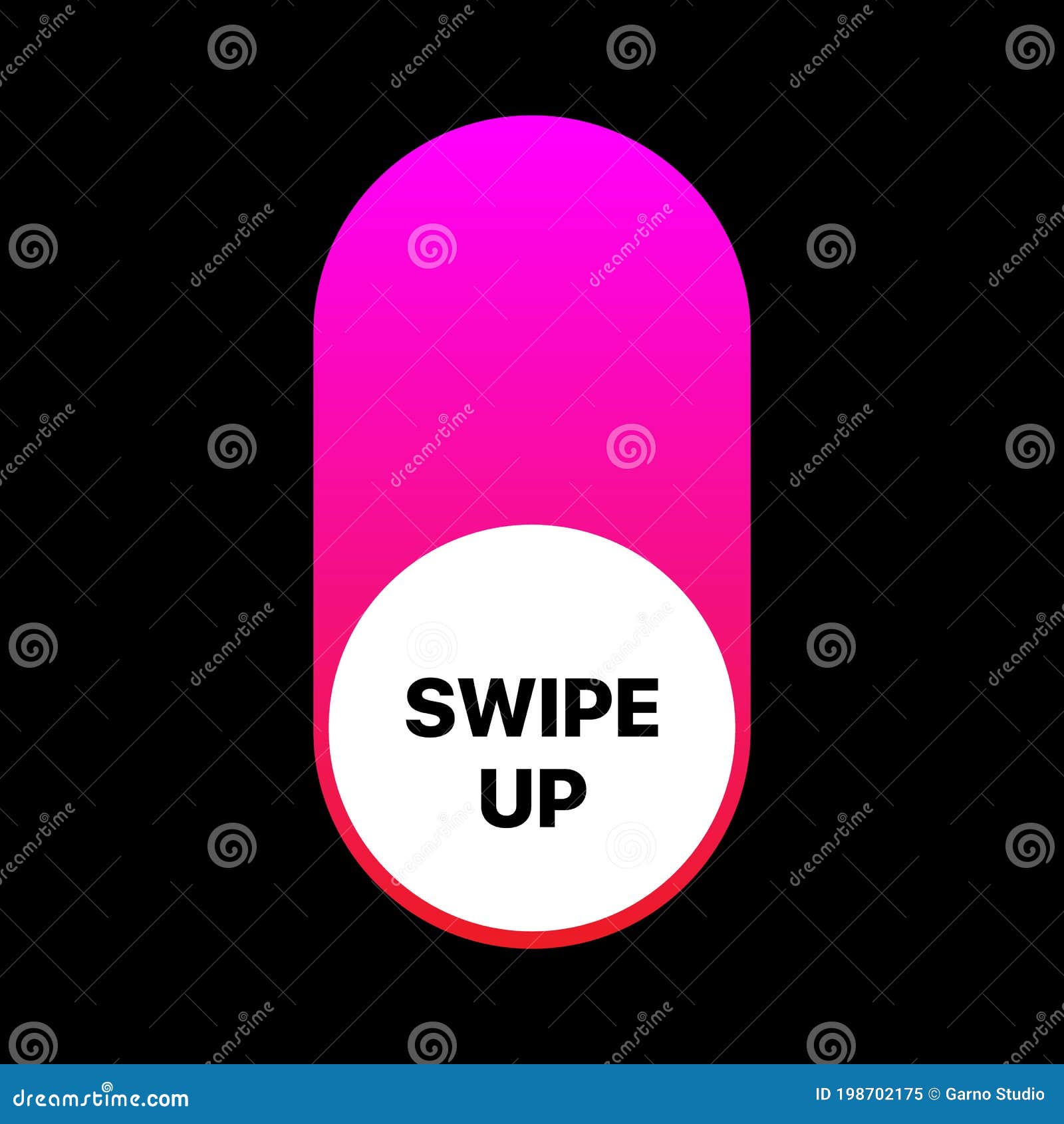 Swipe Button. Swipe Icon. Slider. UI Button Stock Vector - Illustration ...