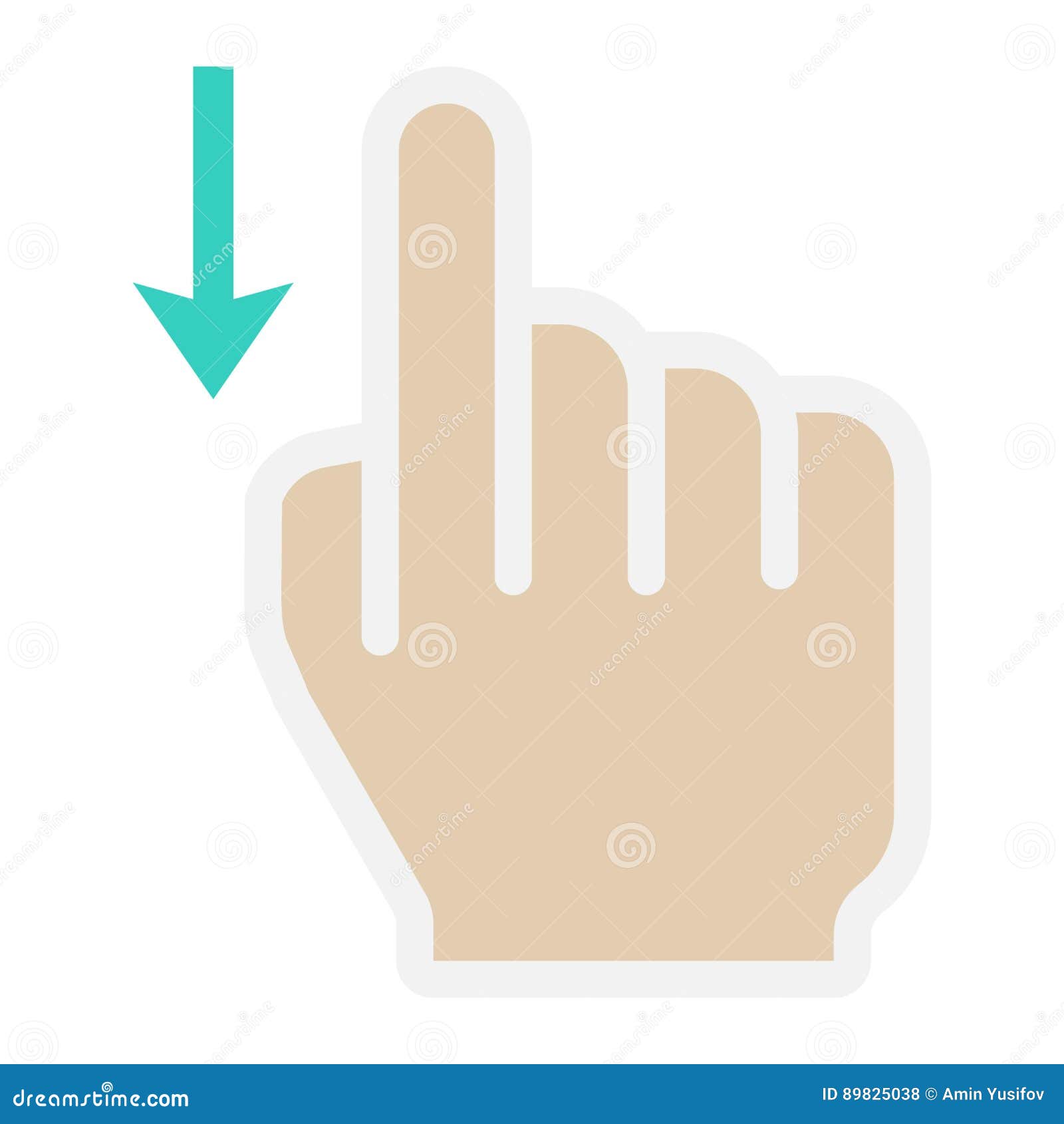 Swipe Up And Down Arrow Vector Icons Set. Pull Up Vector Isolated ...