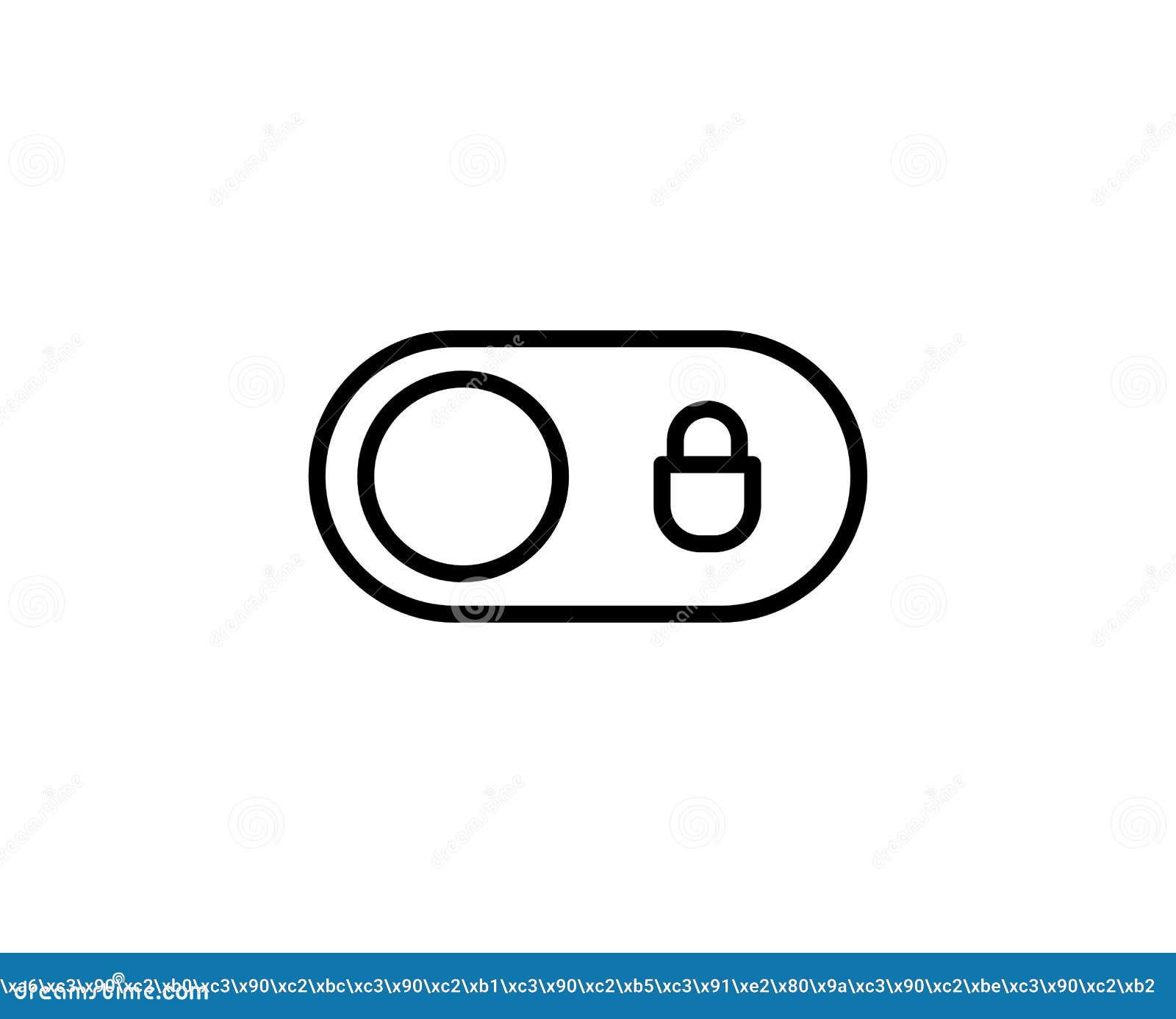 Swipe line icon stock vector. Illustration of slide - 184500162