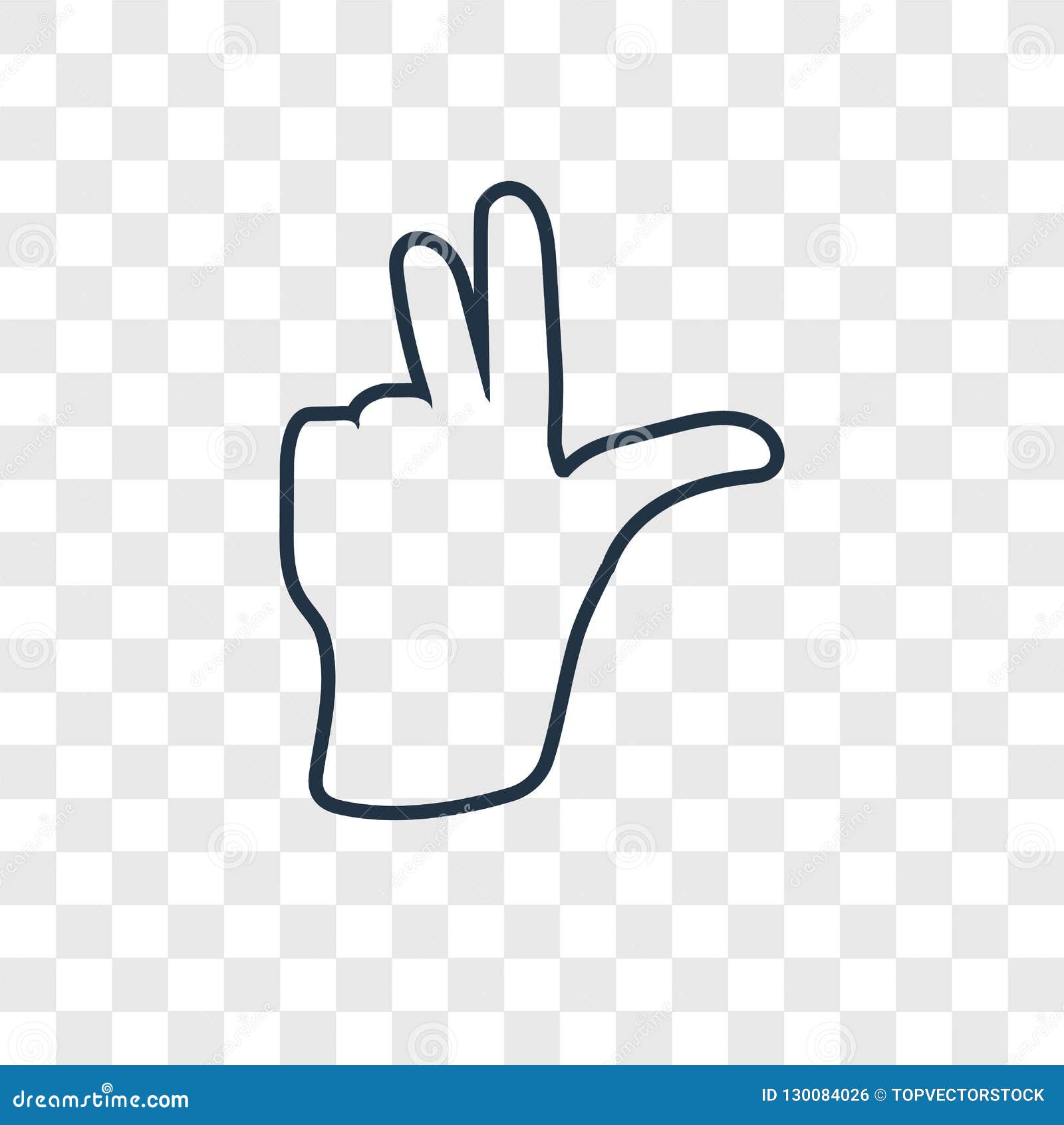 Swipe To Right Concept Vector Linear Icon Isolated on Transparent ...