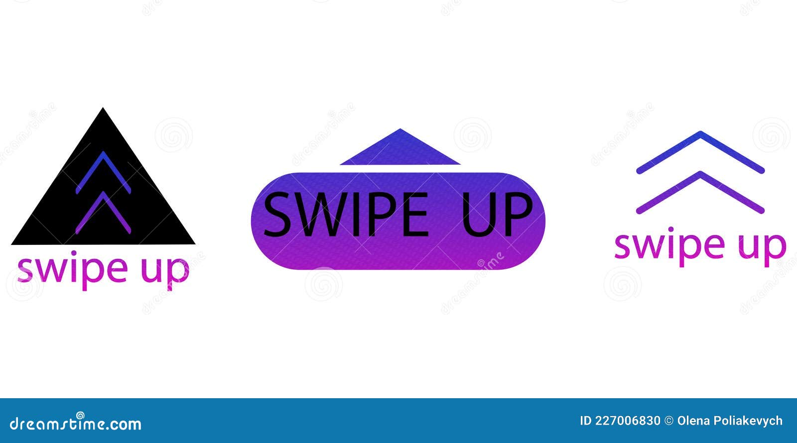 Swipe Up. Abstract Digital Background. Modern Concept. Up Arrow Button ...