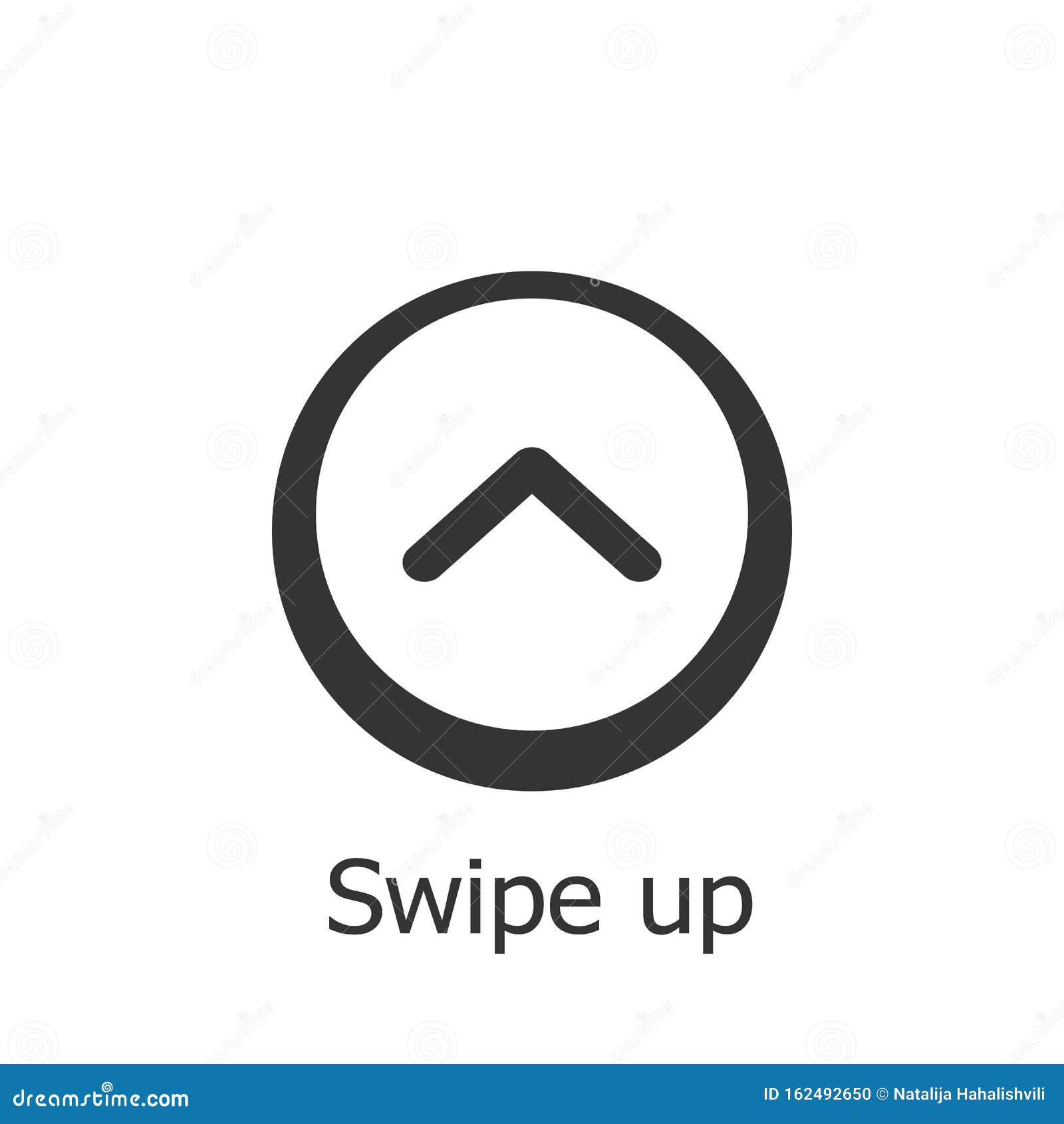 Swipe Up Icon Button and Text. Web Button App, Ui Stock Vector ... Swipe Up Icon Button and Text. Web Button App, Ui Stock Vector ...