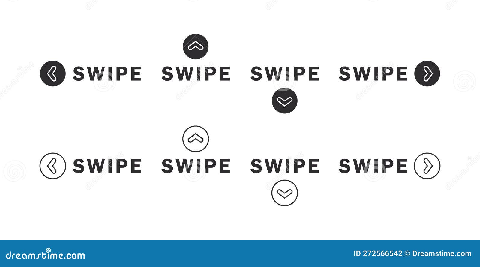 Swipe Up Icons. Slide or Swipe. Modern Swipe Symbols. Scrolling Slide ...