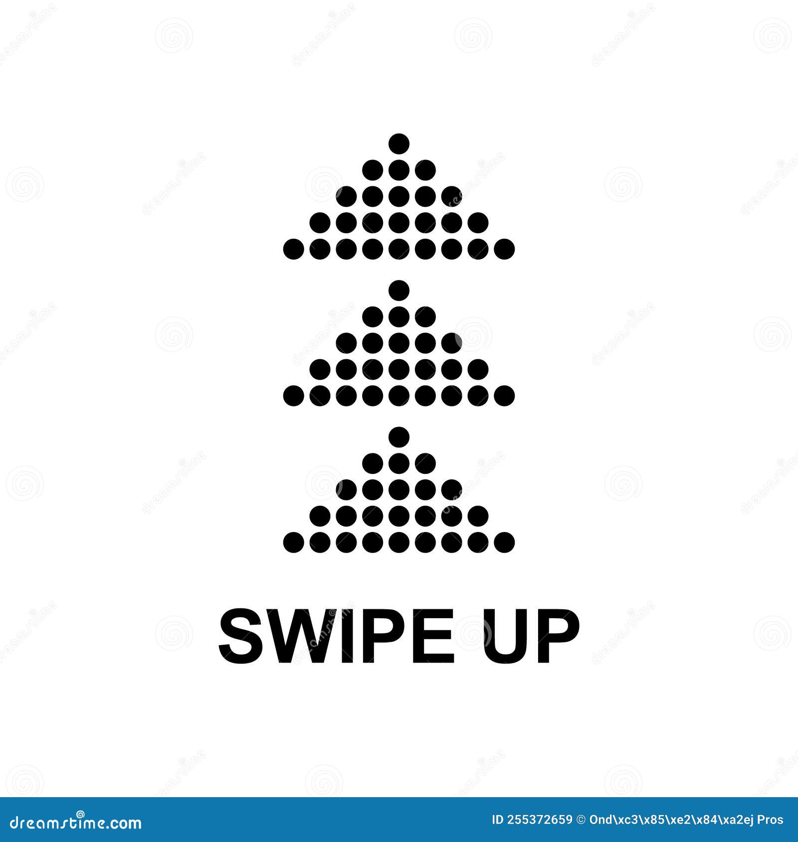 Swipe Up Internet Button, Online Web Design Arrow Move Icon, Vector ...