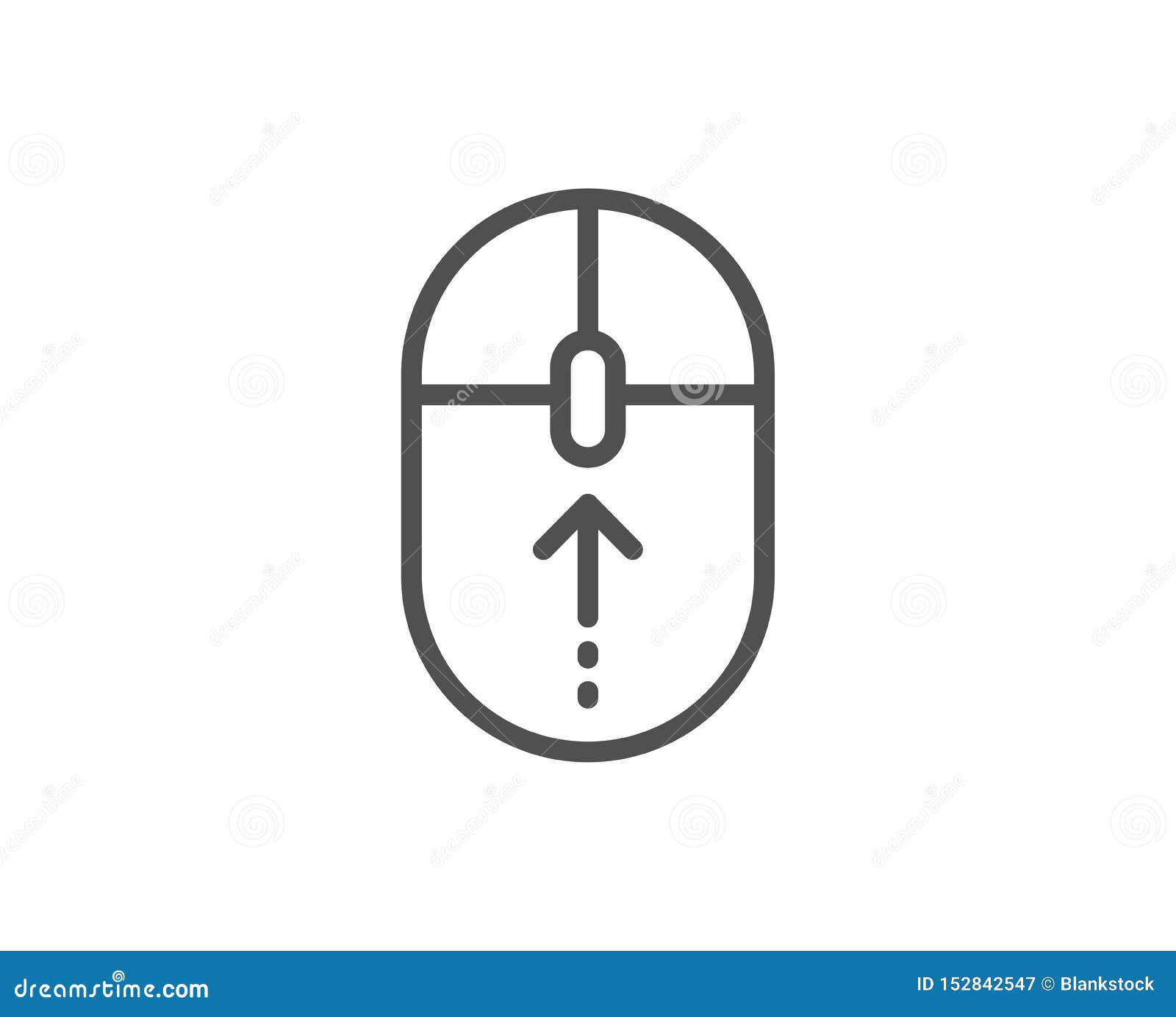 Swipe Up Mouse Line Icon. Scrolling Arrow Sign. Landing Page Scroll ...