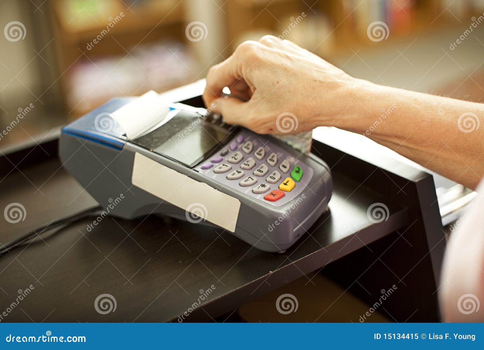Swiping Credit Card stock image. Image of selling, transaction - 15134415
