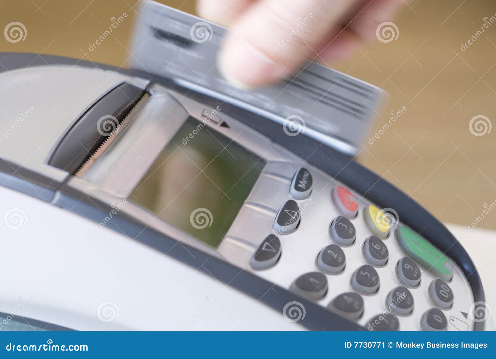 Swiping Credit Card stock image. Image of digital, credit - 7730771