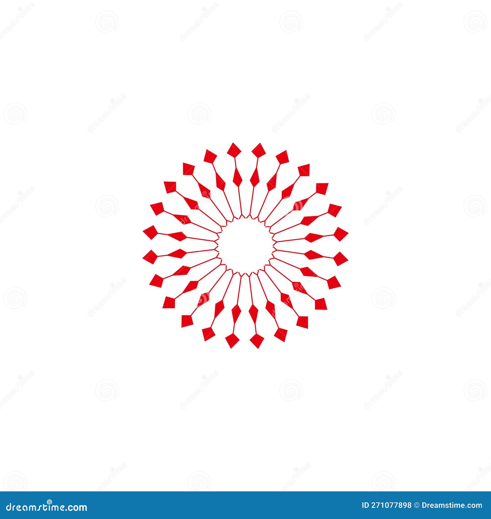 Rotate Red Symbol. 3D Render Illustration Royalty-Free Stock Image ...