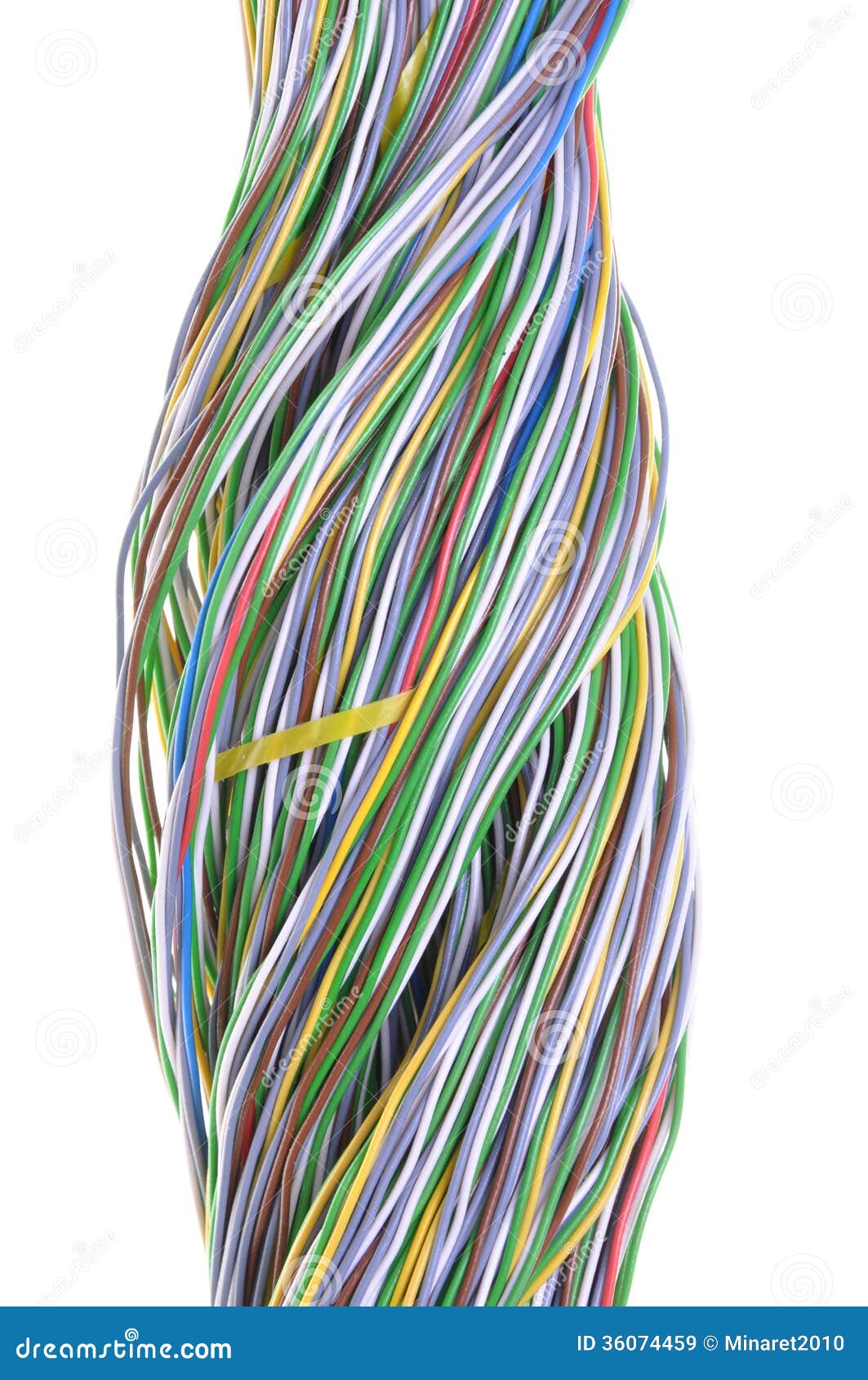 Swirl cable stock image. Image of multiple, abstract - 36074459