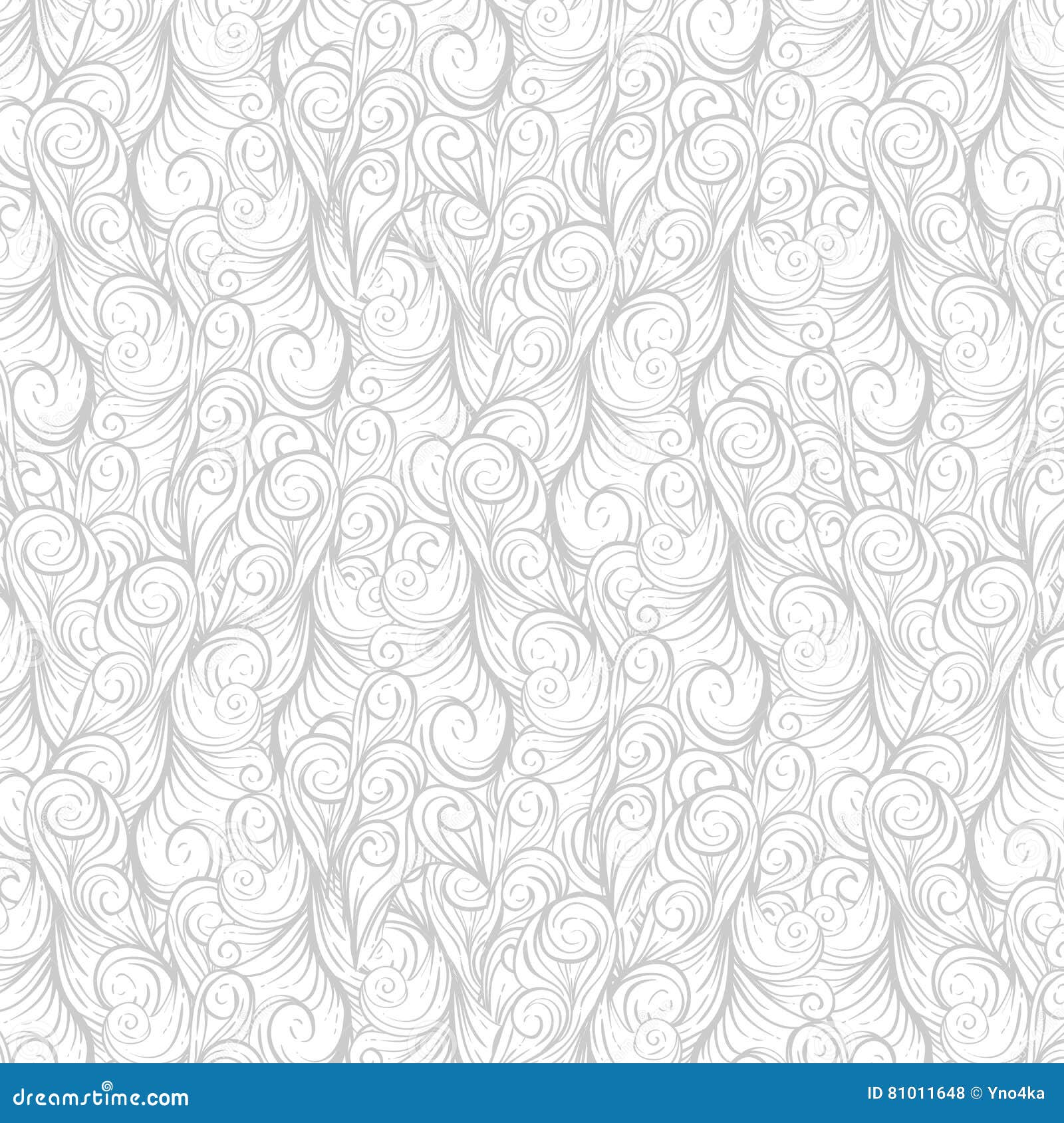 Swirl Cloud Pattern. Gray Line Swirl Pattern Stock Vector ...