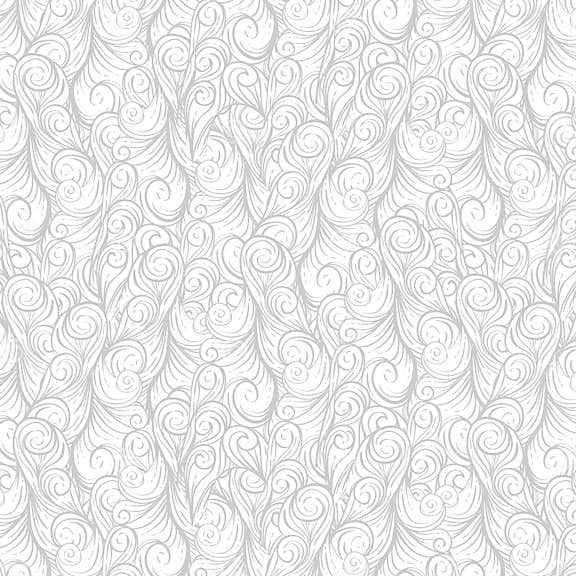 Swirl Cloud Pattern. Gray Line Swirl Pattern Stock Vector ...