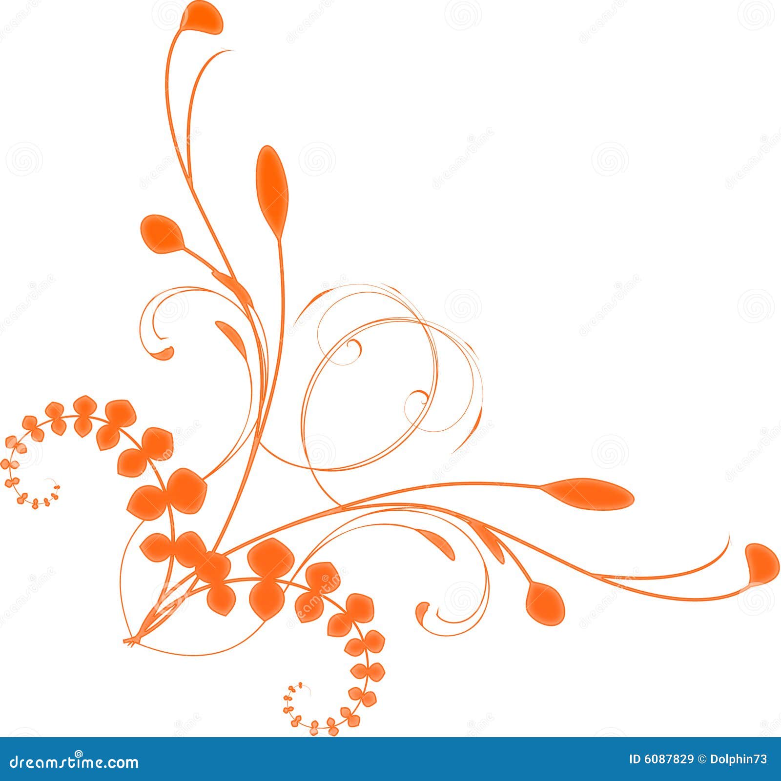 Swirl corner stock illustration. Illustration of pattern - 6087829