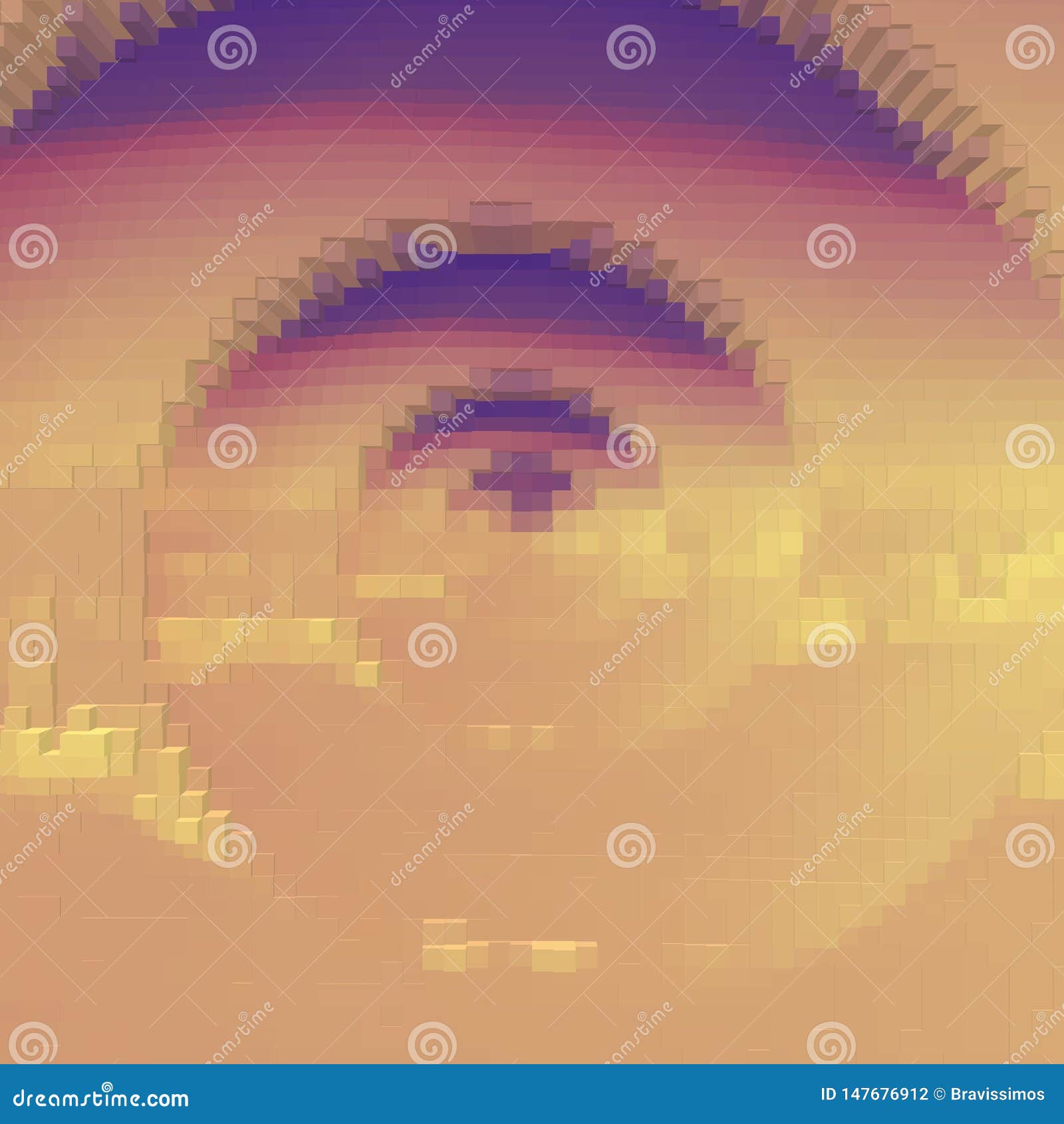 Swirl 3d Cube Motion Abstract, Twirl Texture Stock Illustration ...