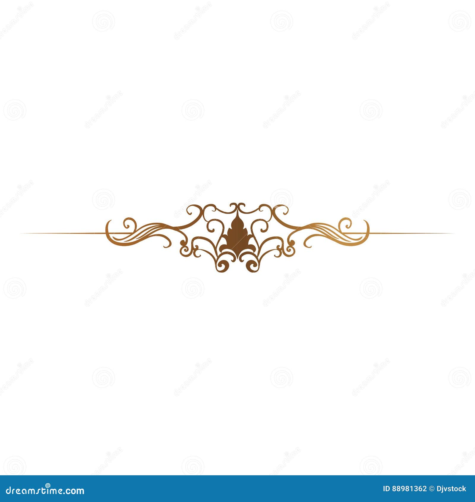 Swirl decorative lines stock illustration. Illustration of lines - 88981362