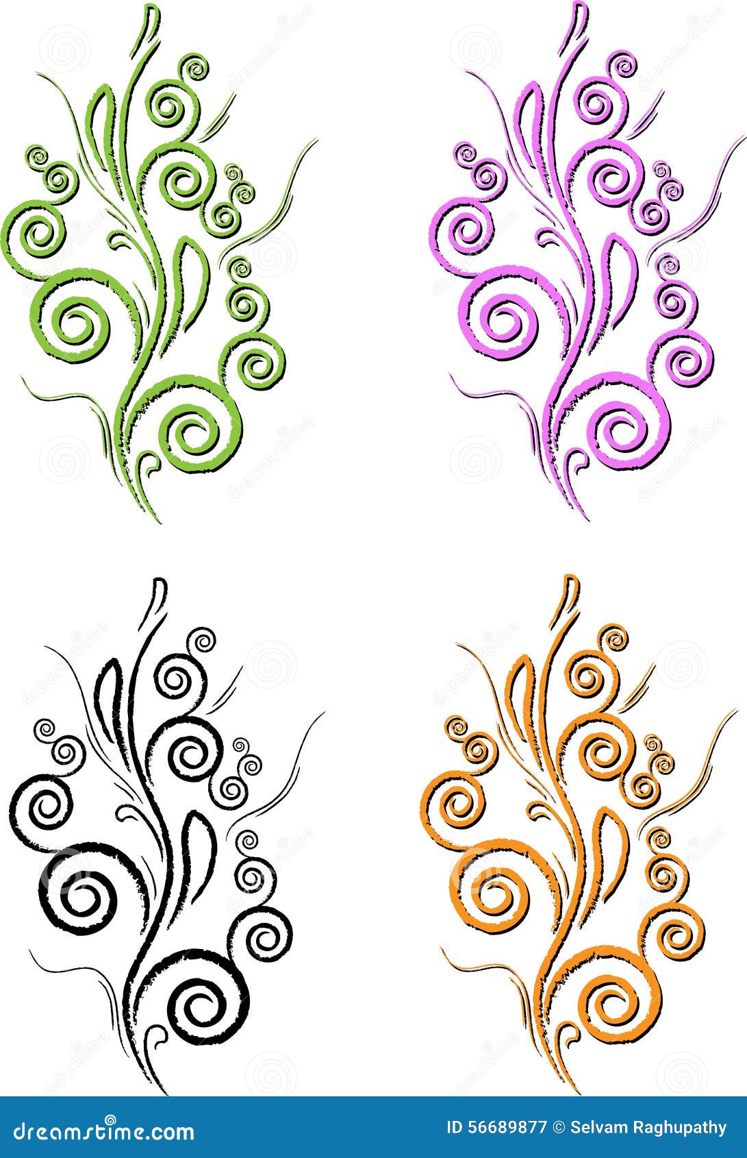 Swirl design stock vector. Illustration of pattern, beautiful - 56689877