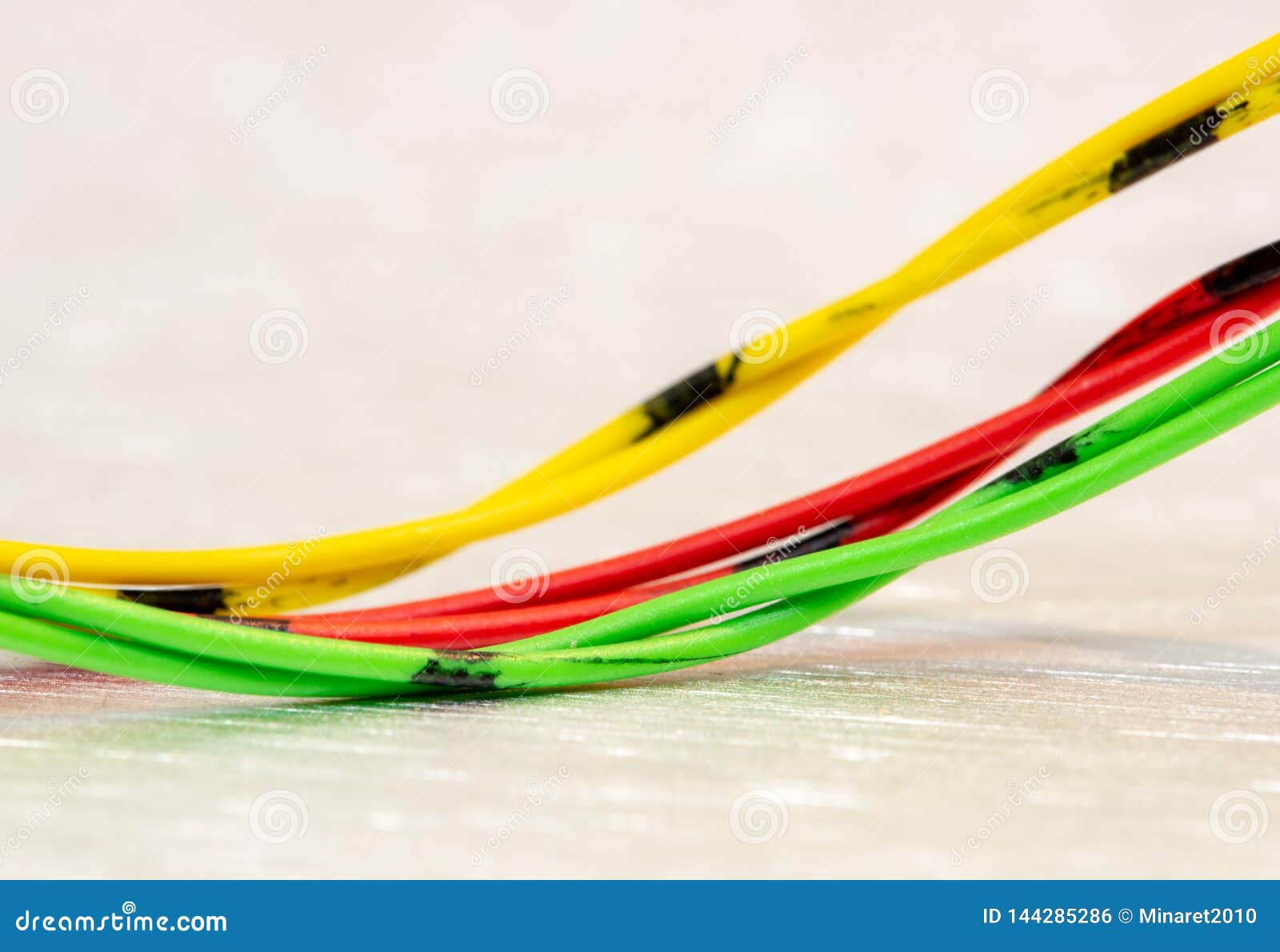 Swirl of electrical cable stock photo. Image of wiring - 144285286