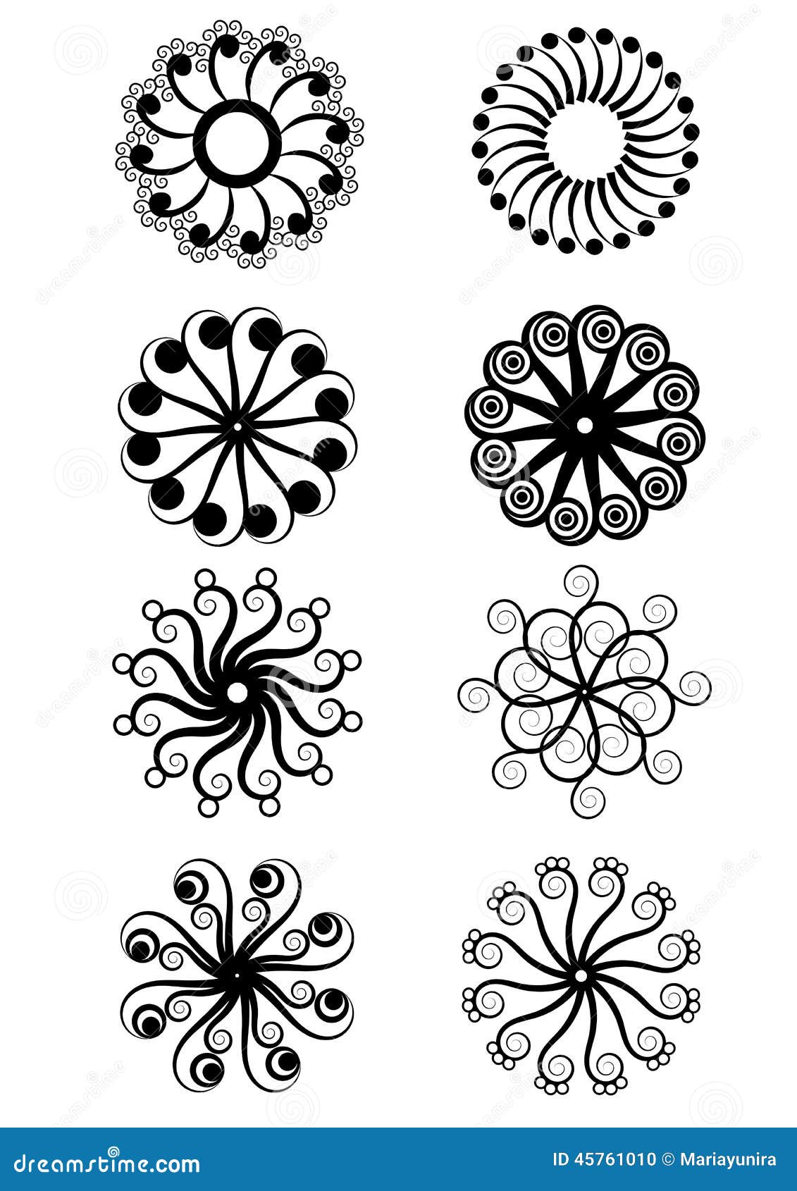 Swirl Elements stock vector. Illustration of elements - 45761010 Swirl Elements stock vector. Illustration of elements - 45761010