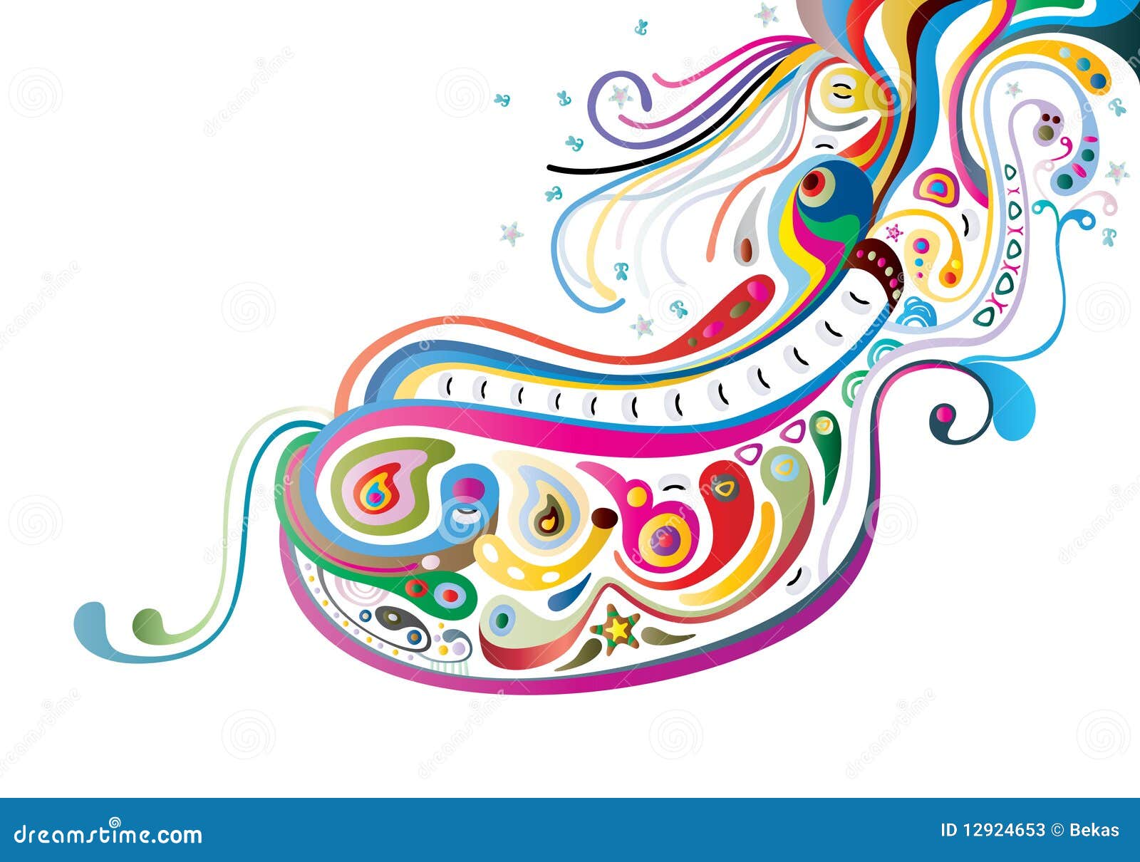 Swirl Elements a Vector Image Stock Vector - Illustration of white ...