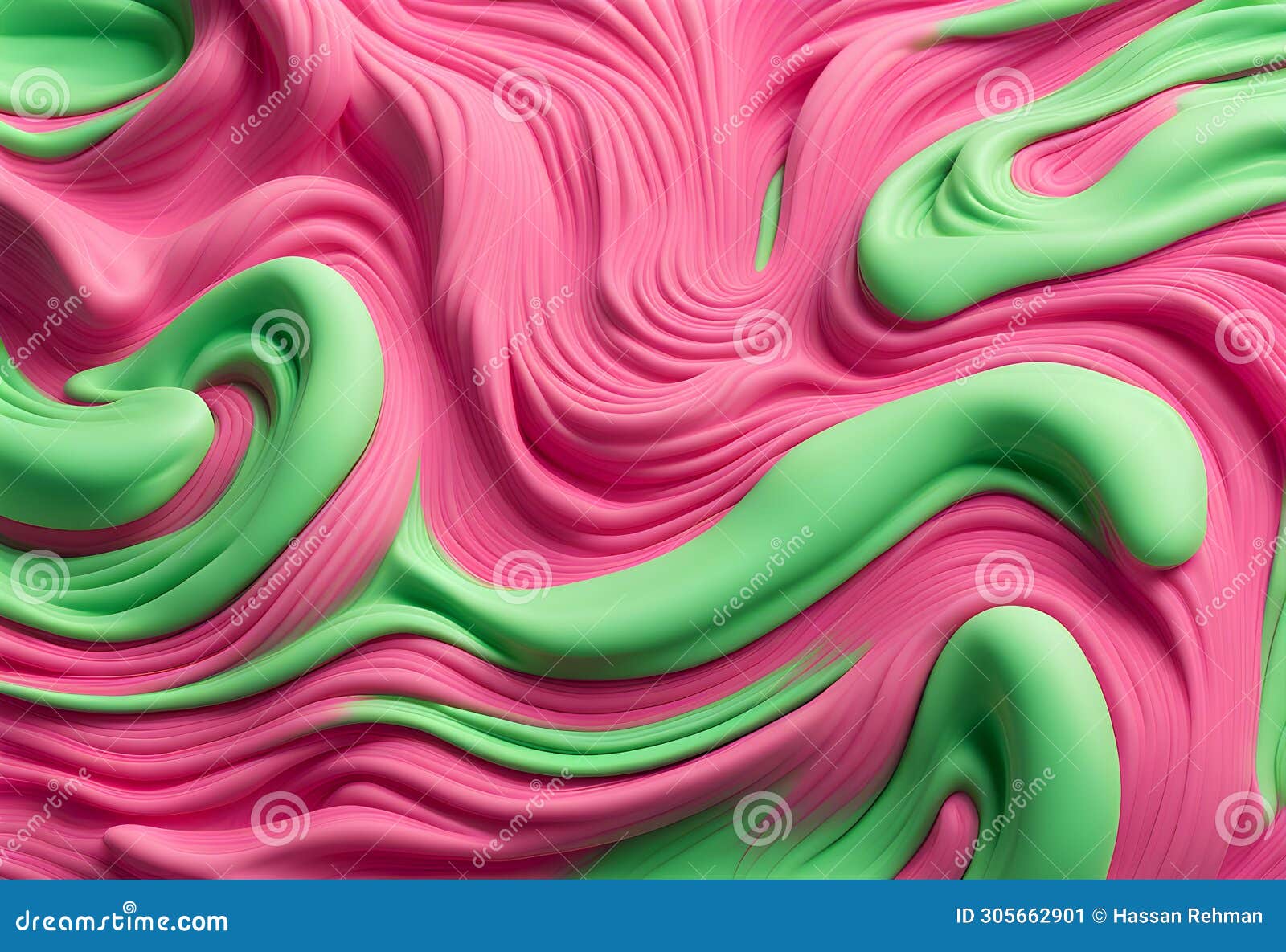 Swirl fluffy slime green stock illustration. Illustration of modeling ...
