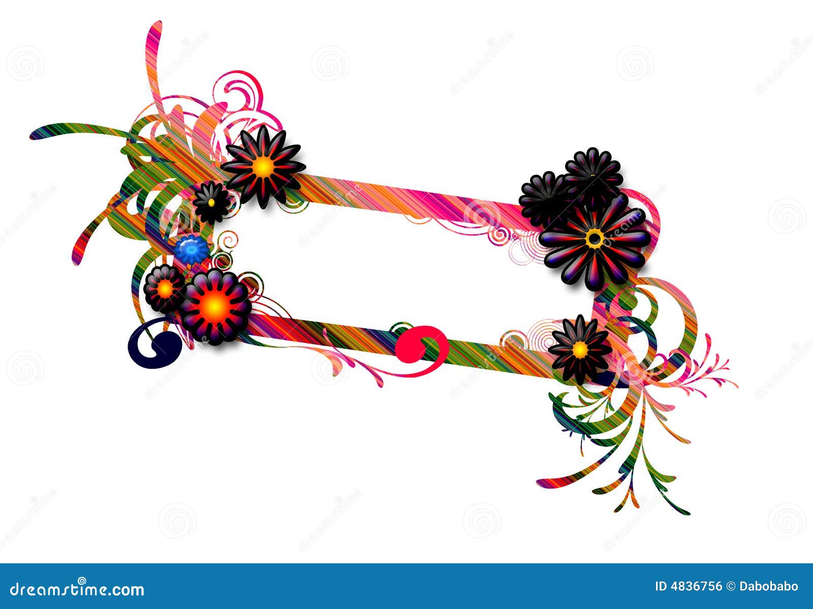 Swirl frame stock illustration. Illustration of border - 4836756
