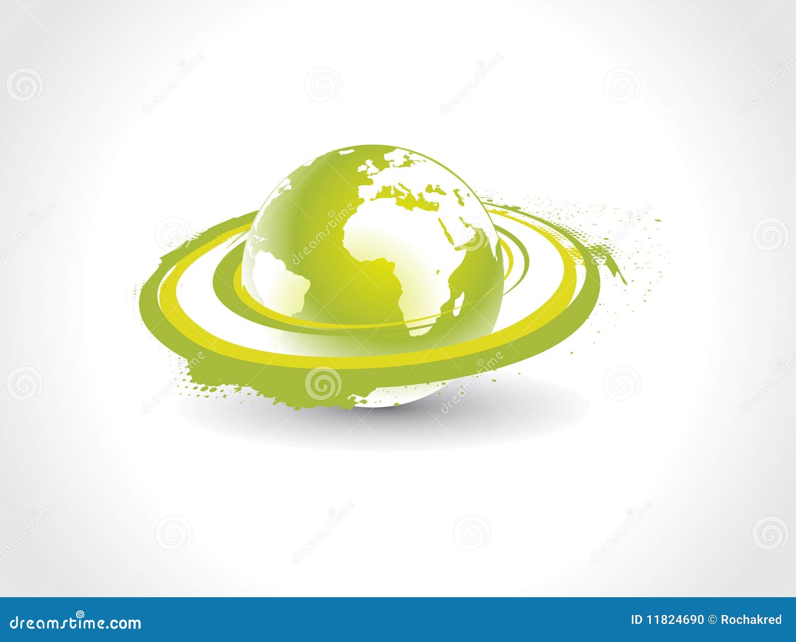 Swirl globe stock vector. Illustration of nature, countries - 11824690