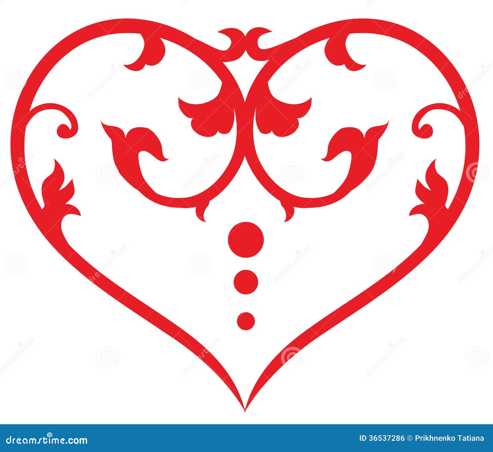 Swirl heart stock vector. Illustration of curve, valentine - 36537286