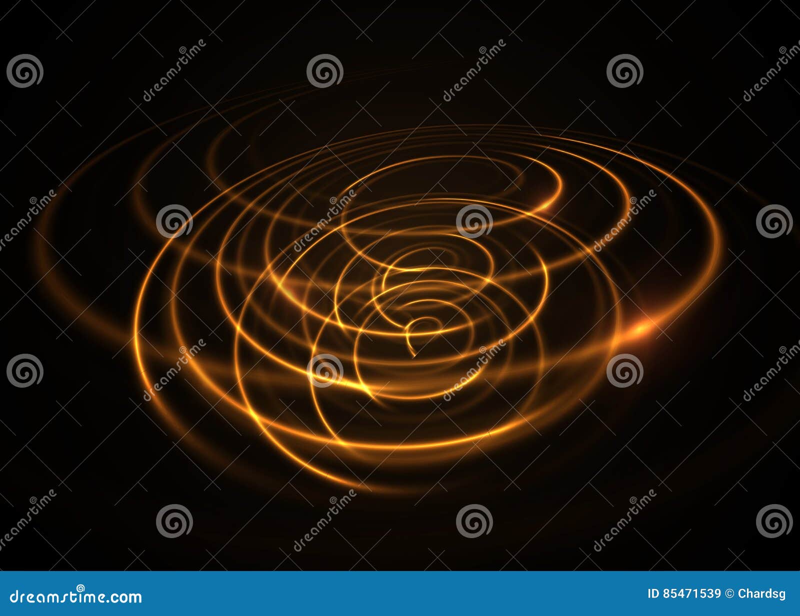 Swirl Light Effect. Vector Element. Stock Vector - Illustration of ...