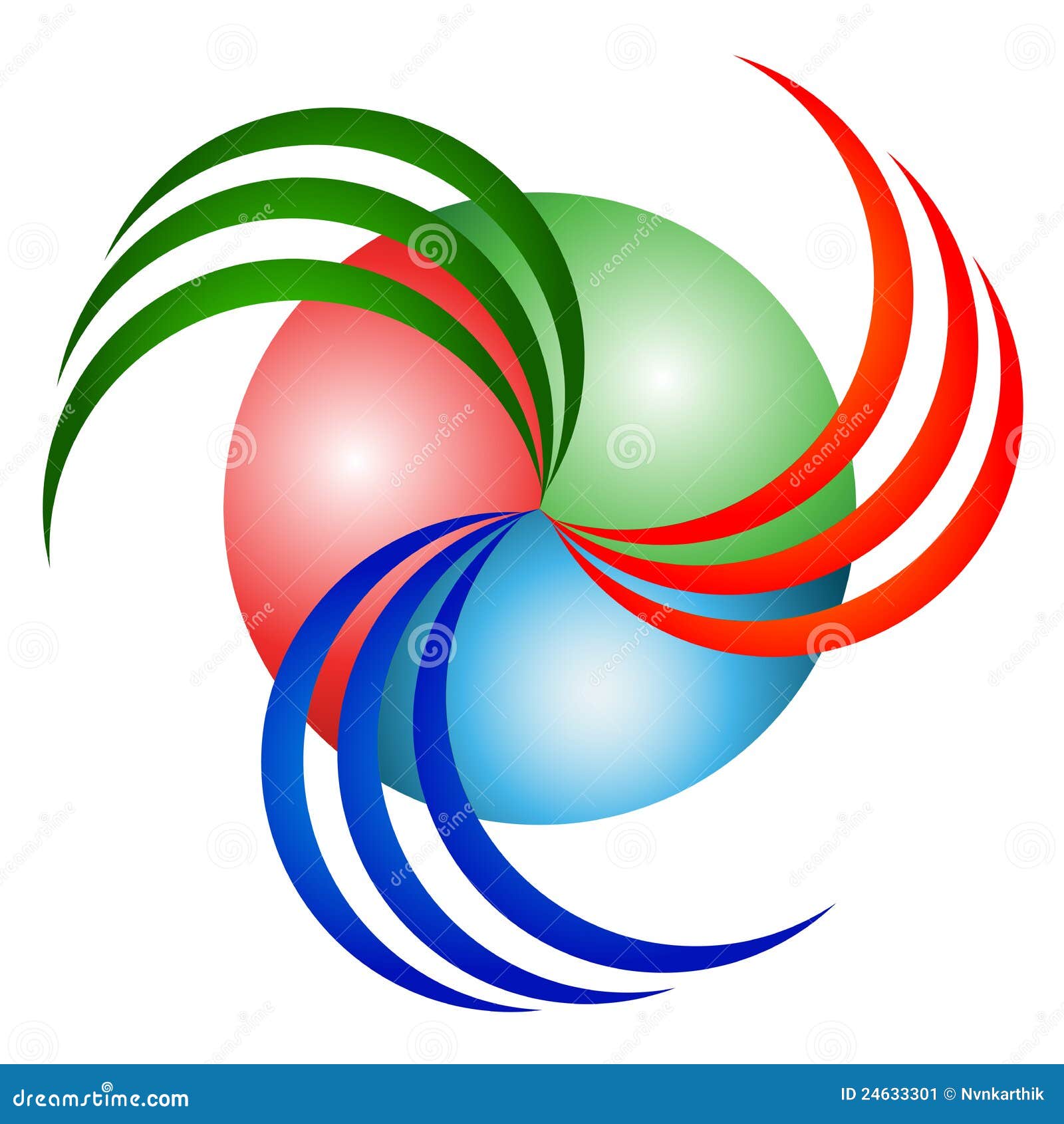 Swirl Logo Stock Image - Image: 24633301