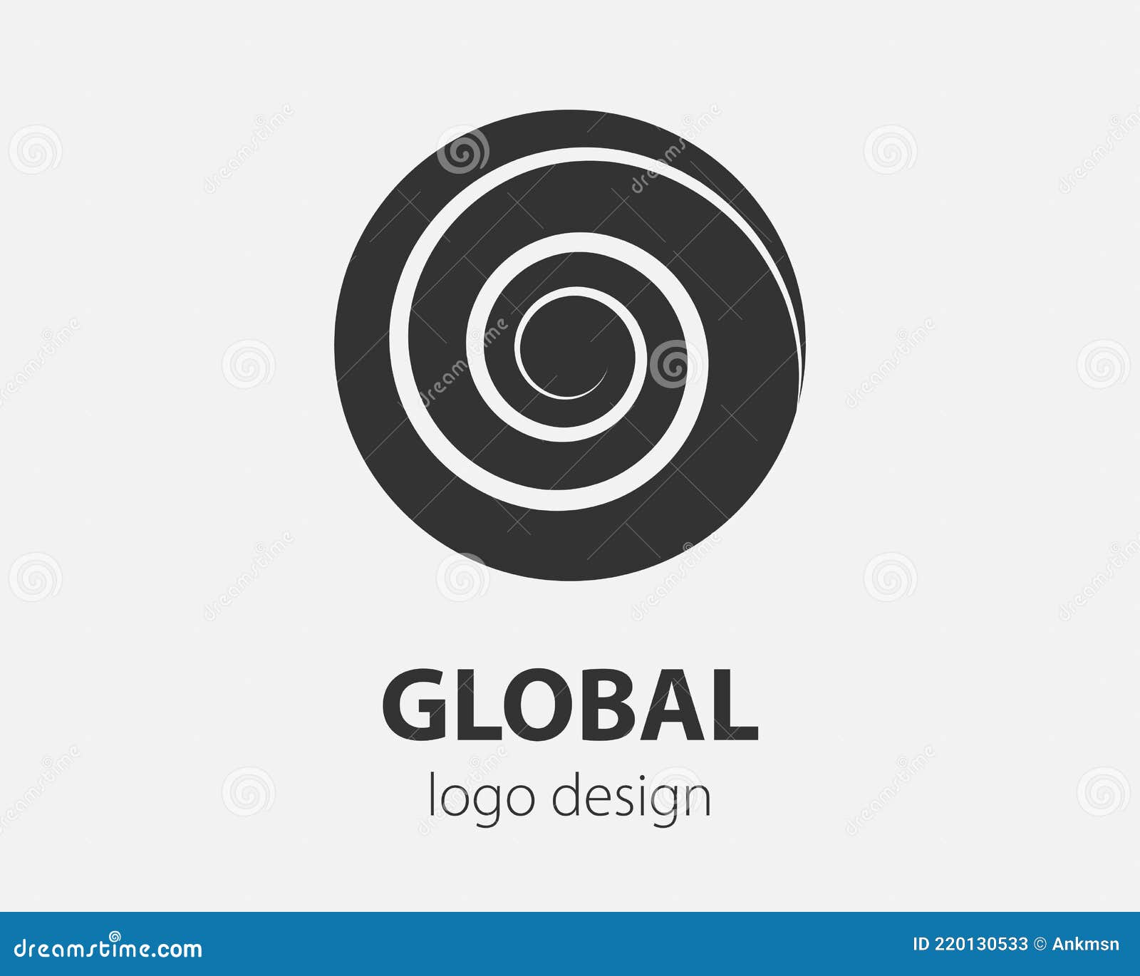 Swirl Logo Design Element. Vector Logotype Company Stock Vector ...
