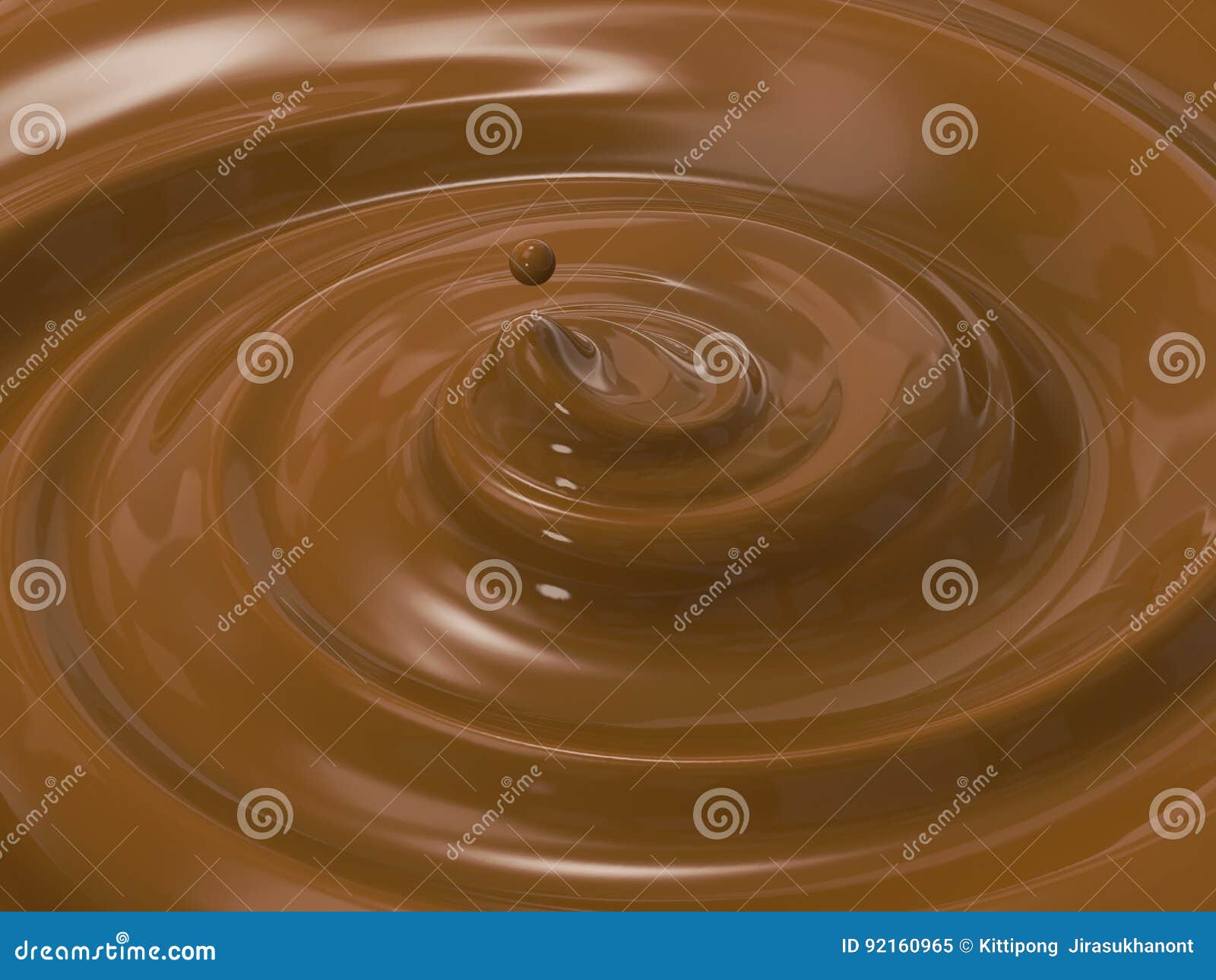 Swirl melt chocolate stock illustration. Illustration of creamy - 92160965