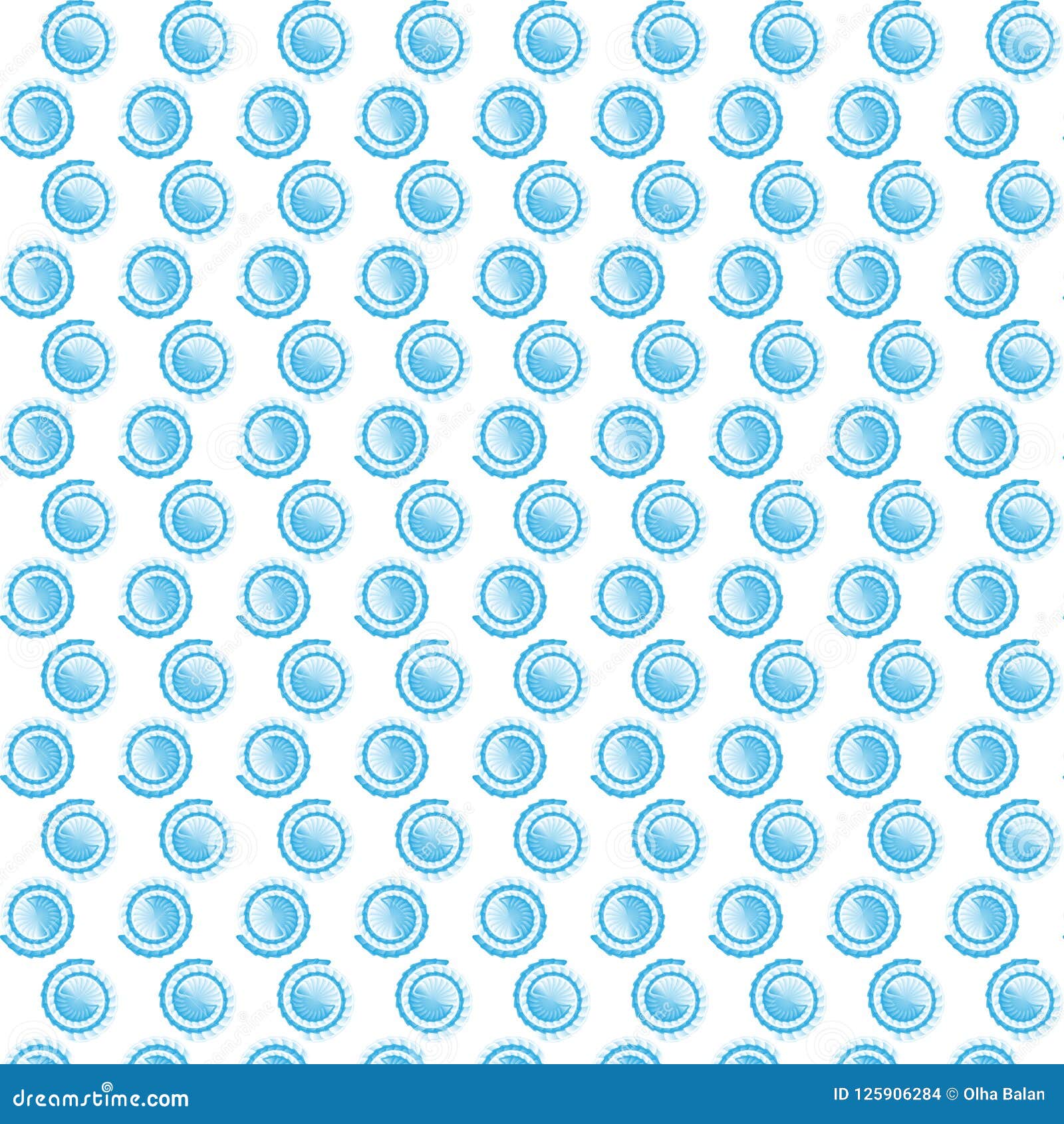 Swirl Original Blue Pattern Stock Vector - Illustration of abstract ...