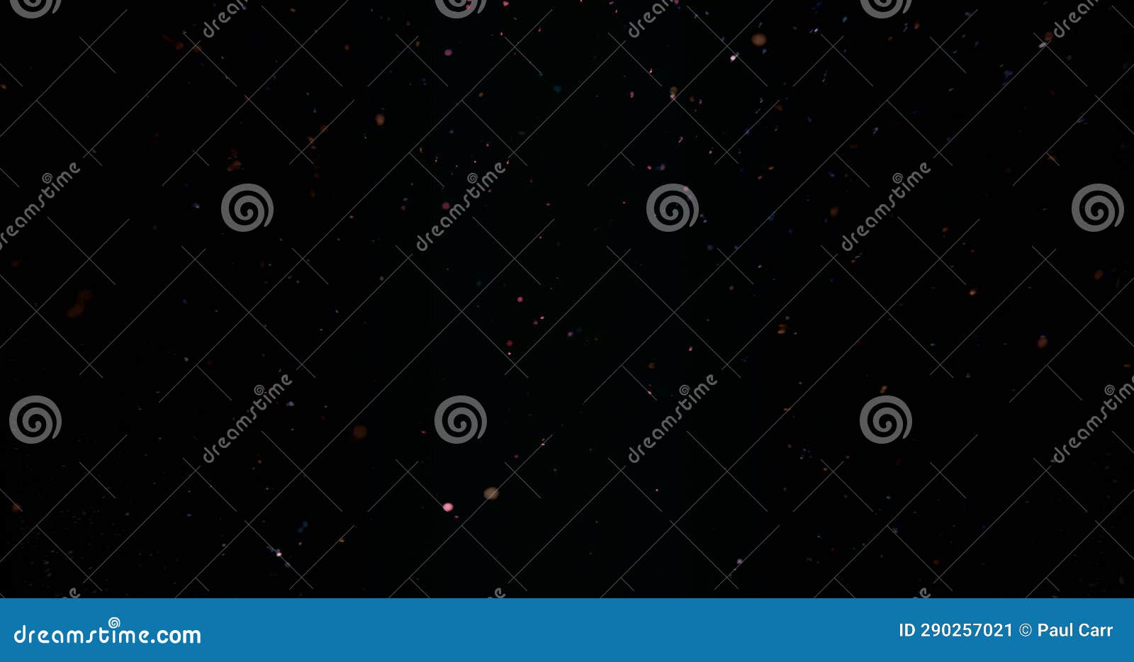 Swirl Particles Black Background. Visual Effect Overlay Stock Video ...