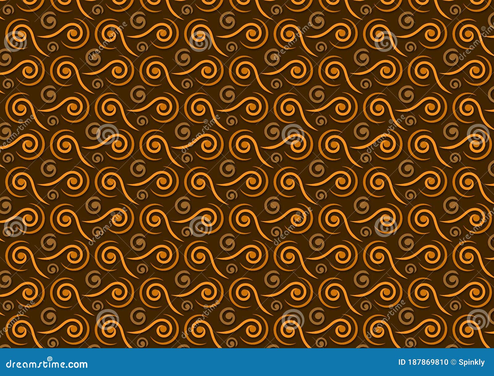 Swirl Pattern Background Wallpaper for Design Layout Stock Illustration ...
