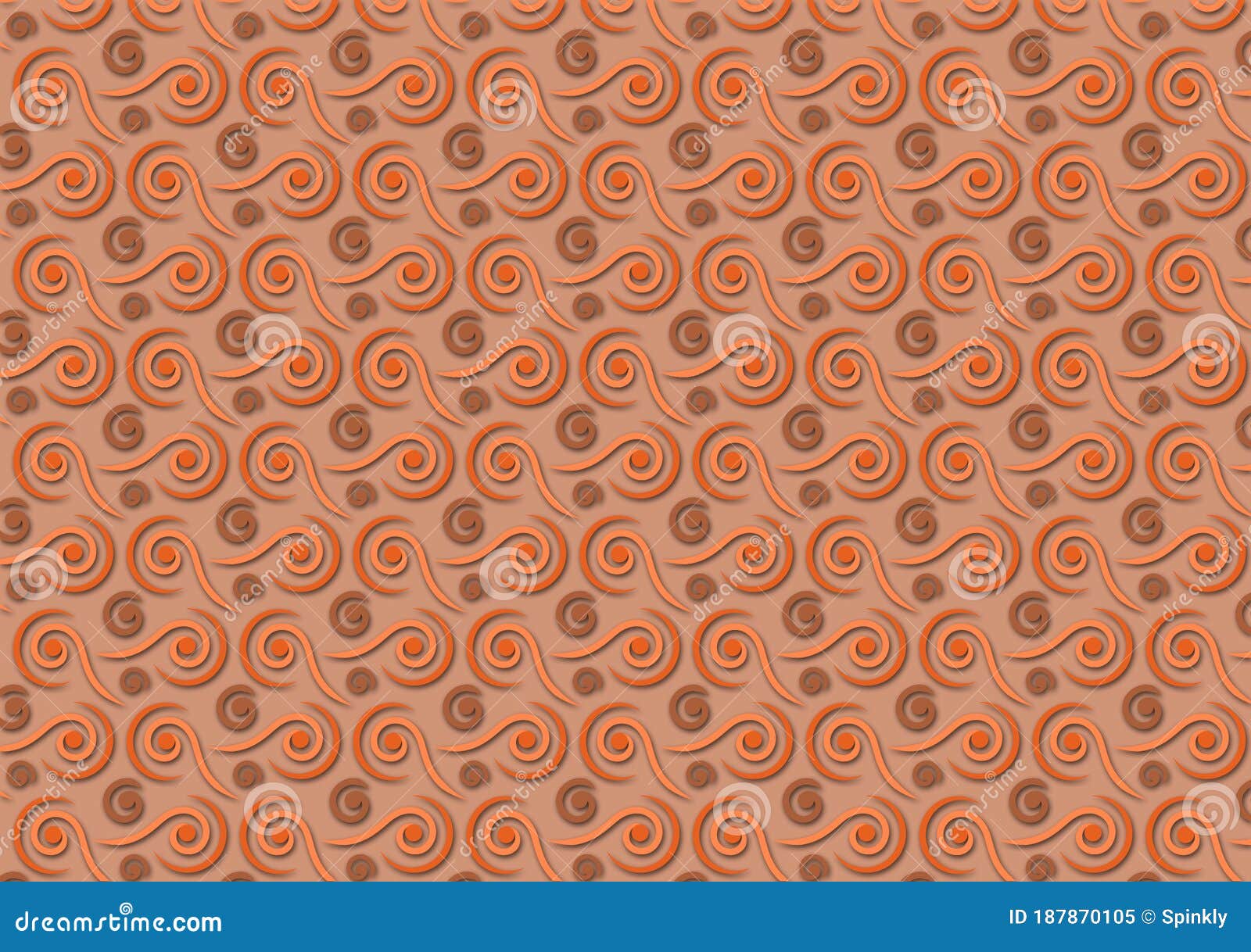 Swirl Pattern Background Wallpaper for Design Layout Stock Illustration ...