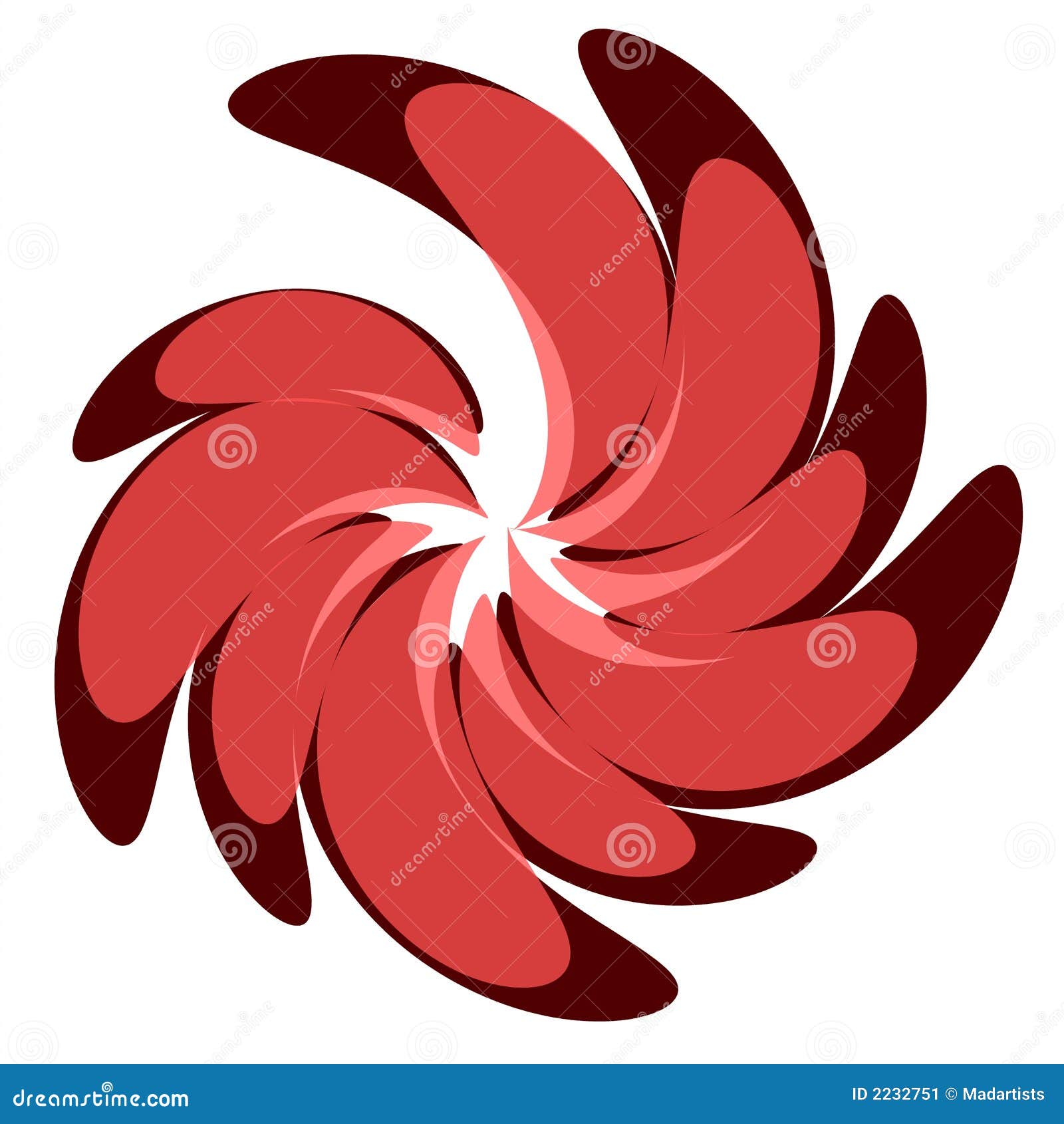 Swirl Pattern Designs in Pink Stock Illustration - Illustration of ...