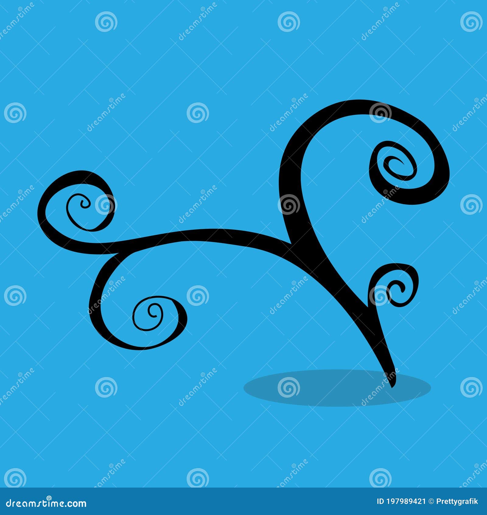 Swirl pattern 2 10 stock vector. Illustration of cartoon - 197989421