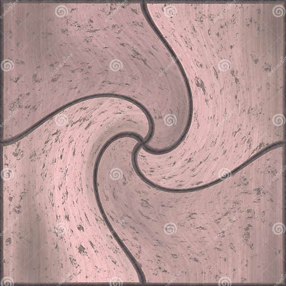 Swirl plates stock illustration. Illustration of metal - 11477920