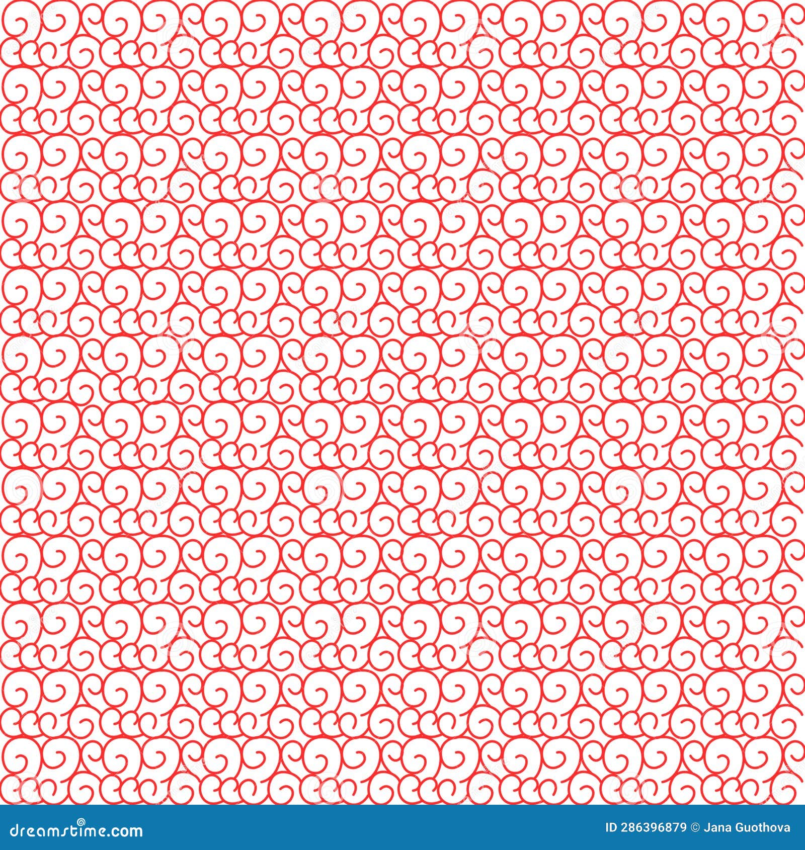 Swirl Red Ornamental Pattern Texture Background Stock Illustration ...